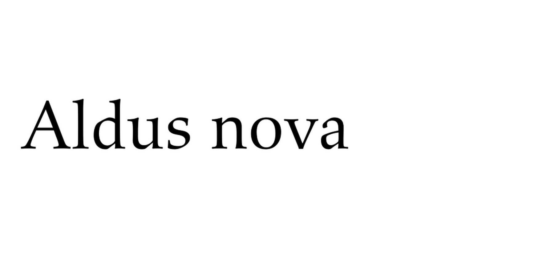 Aldus nova in use - Fonts In Use