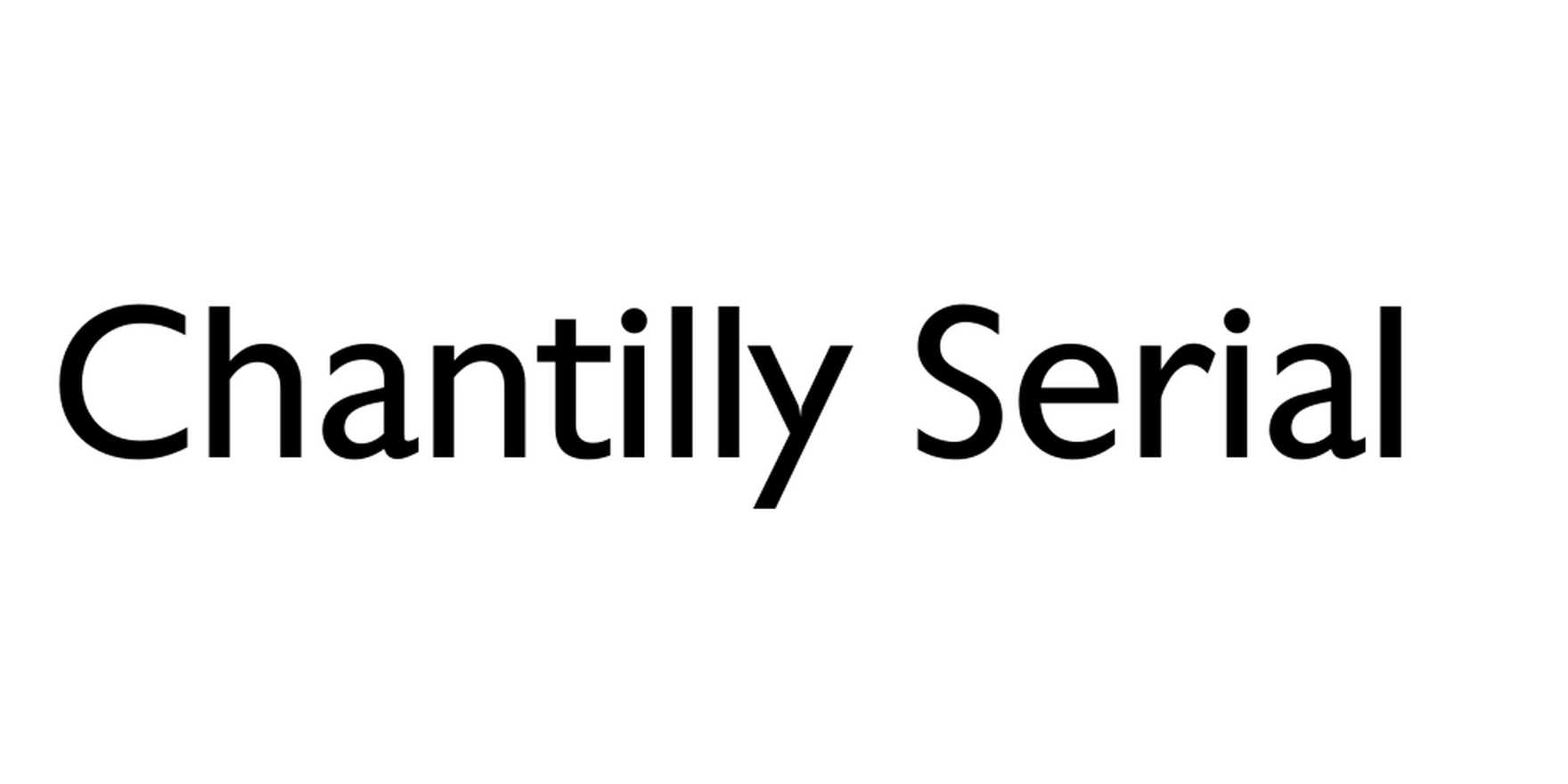 Chantilly Serial in use - Fonts In Use