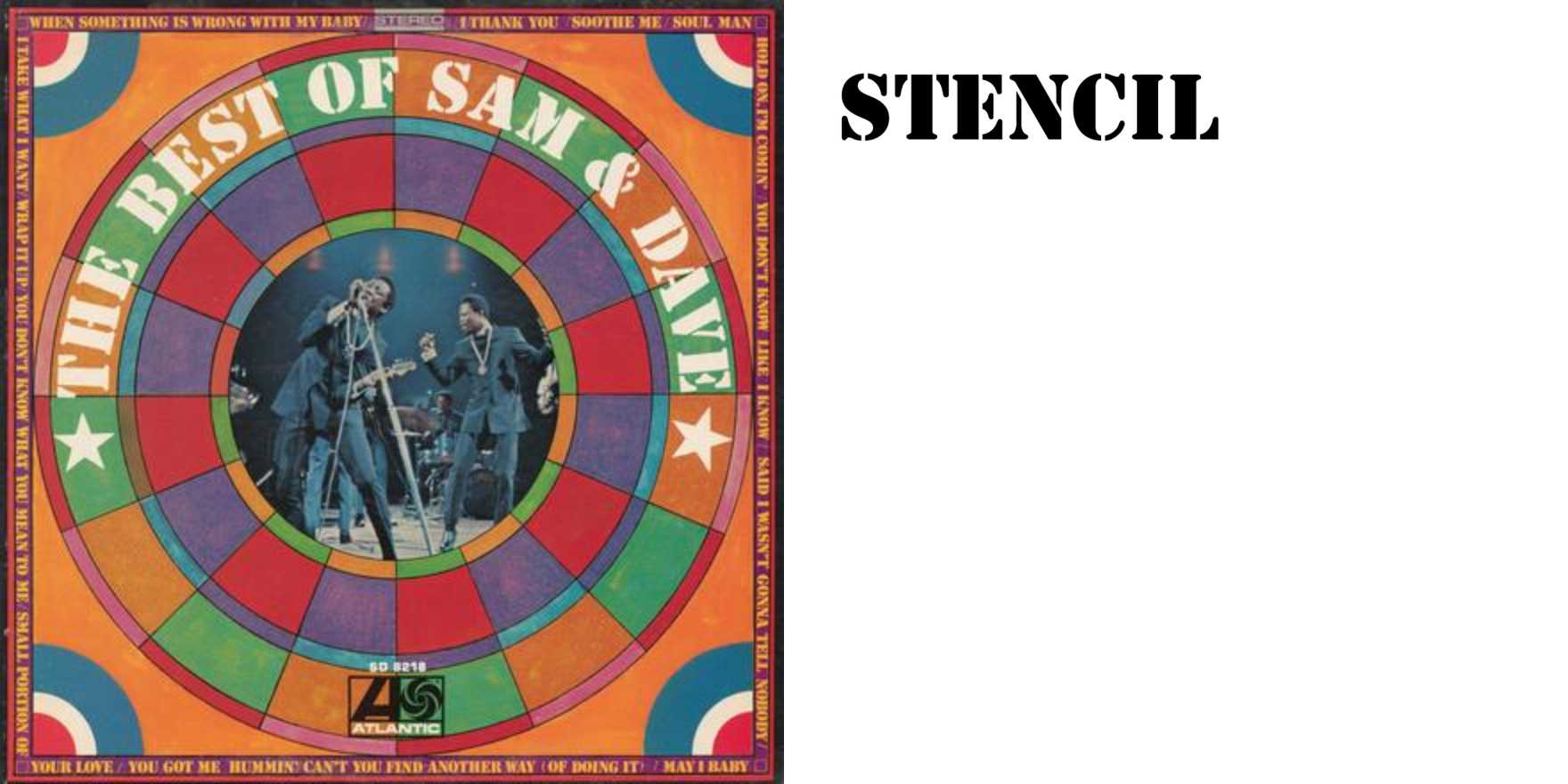 Sam & Dave – The Best of Sam & Dave album art - Fonts In Use