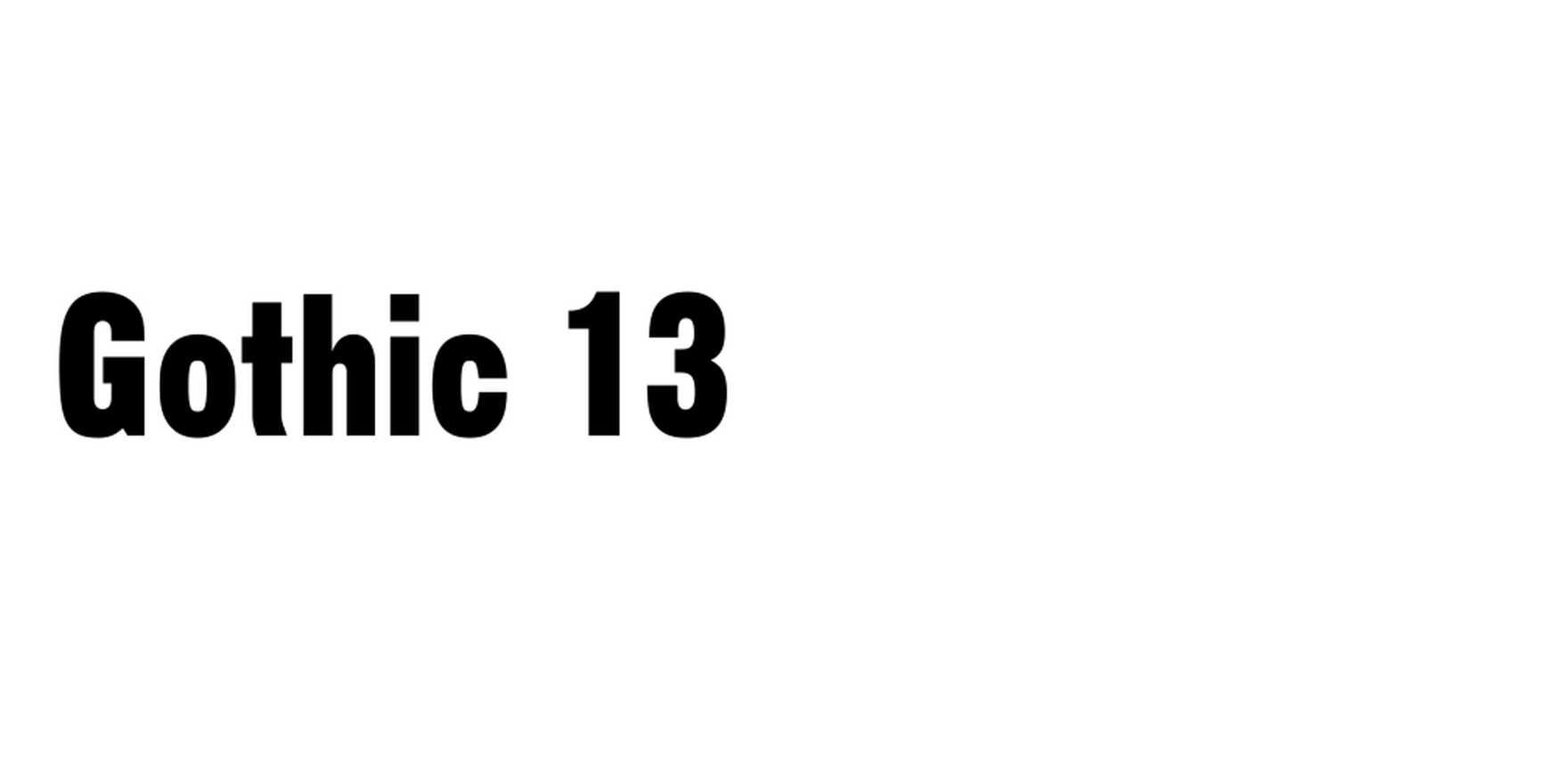 Gothic 13 (Linotype) in use - Fonts In Use