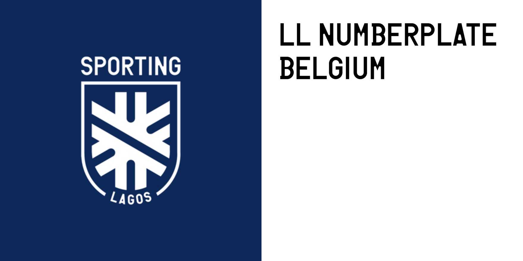 Sporting Lagos brand identity - Fonts In Use