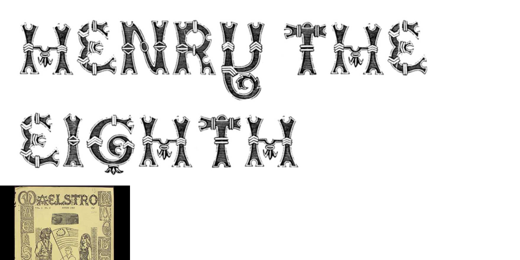 Henry the Eighth in use - Fonts In Use