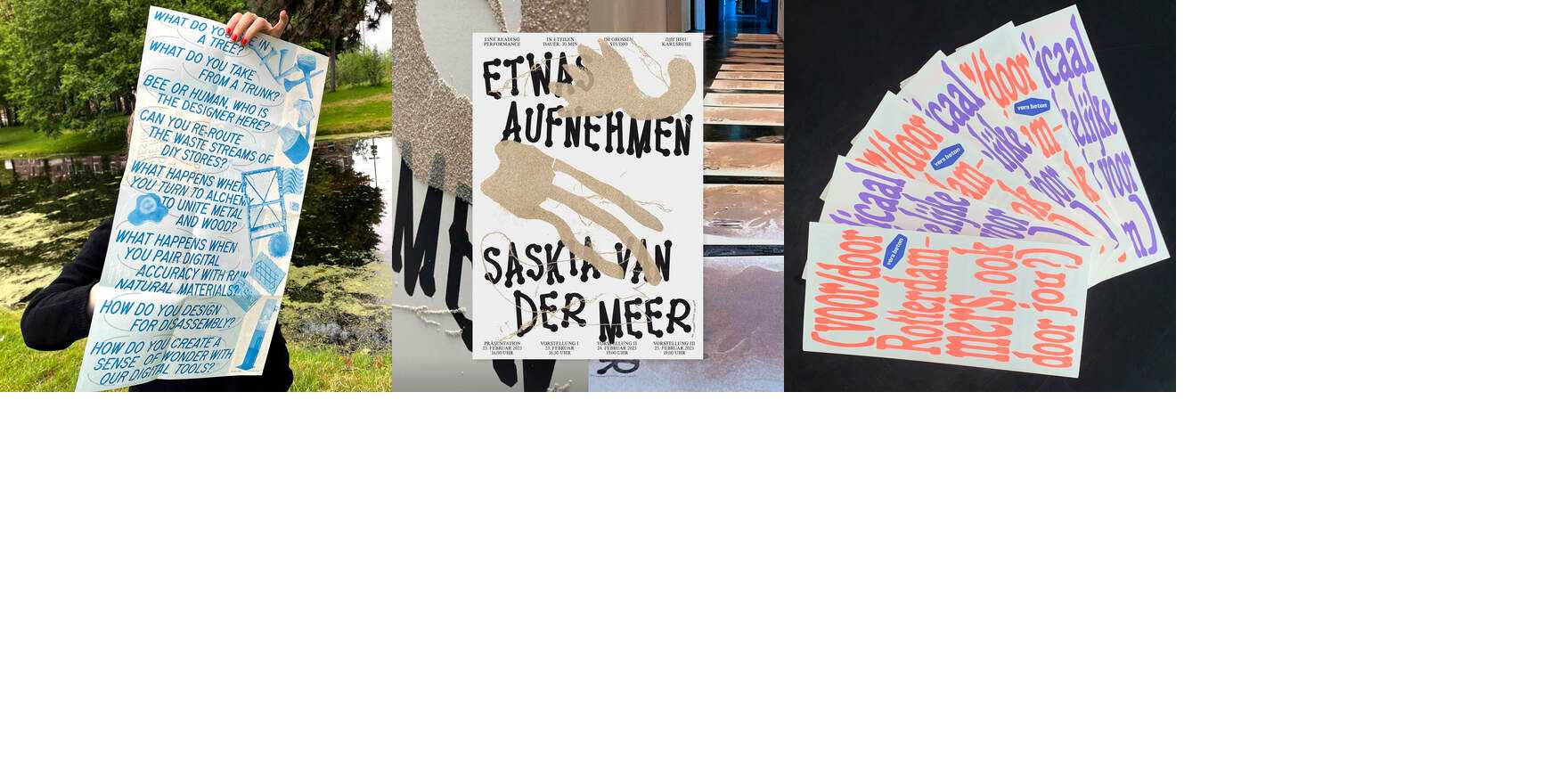 Saskia van der Meer at Fonts In Use