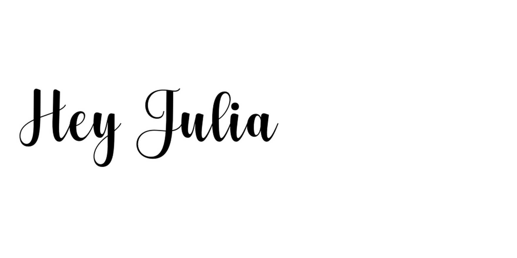 Hey Julia in use - Fonts In Use