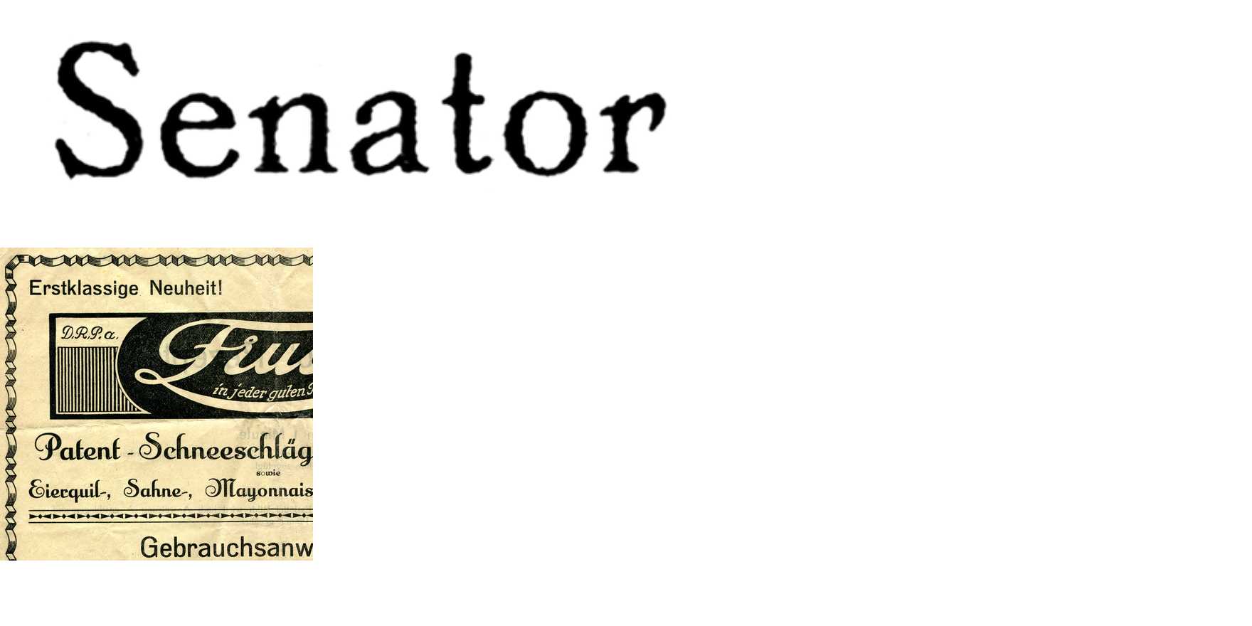 Senator (AGfSuM) in use - Fonts In Use