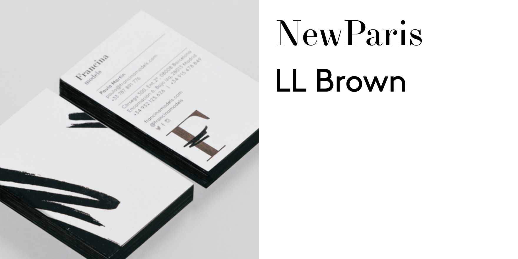 Francina Models - Fonts In Use