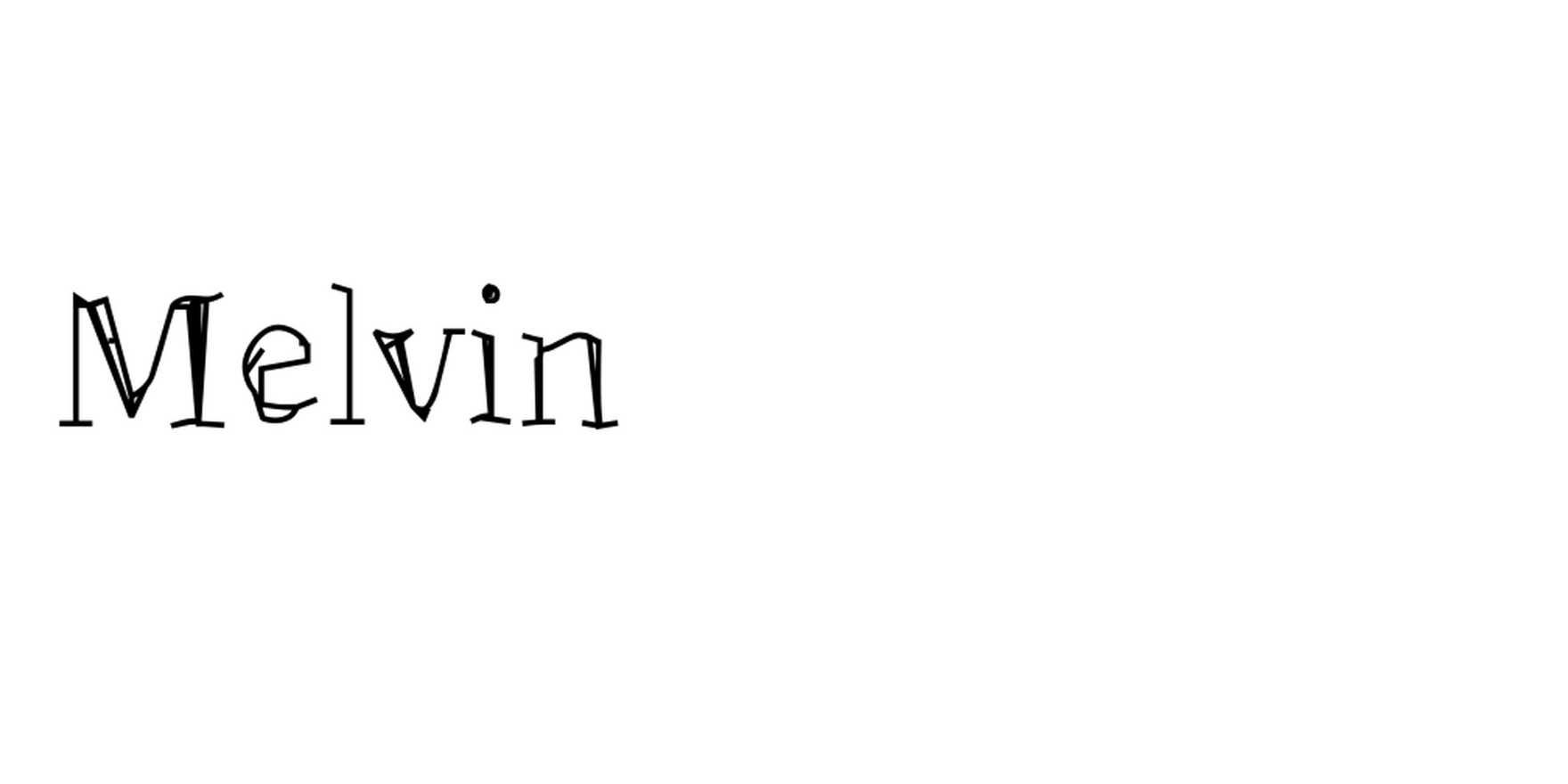 Melvin in use - Fonts In Use