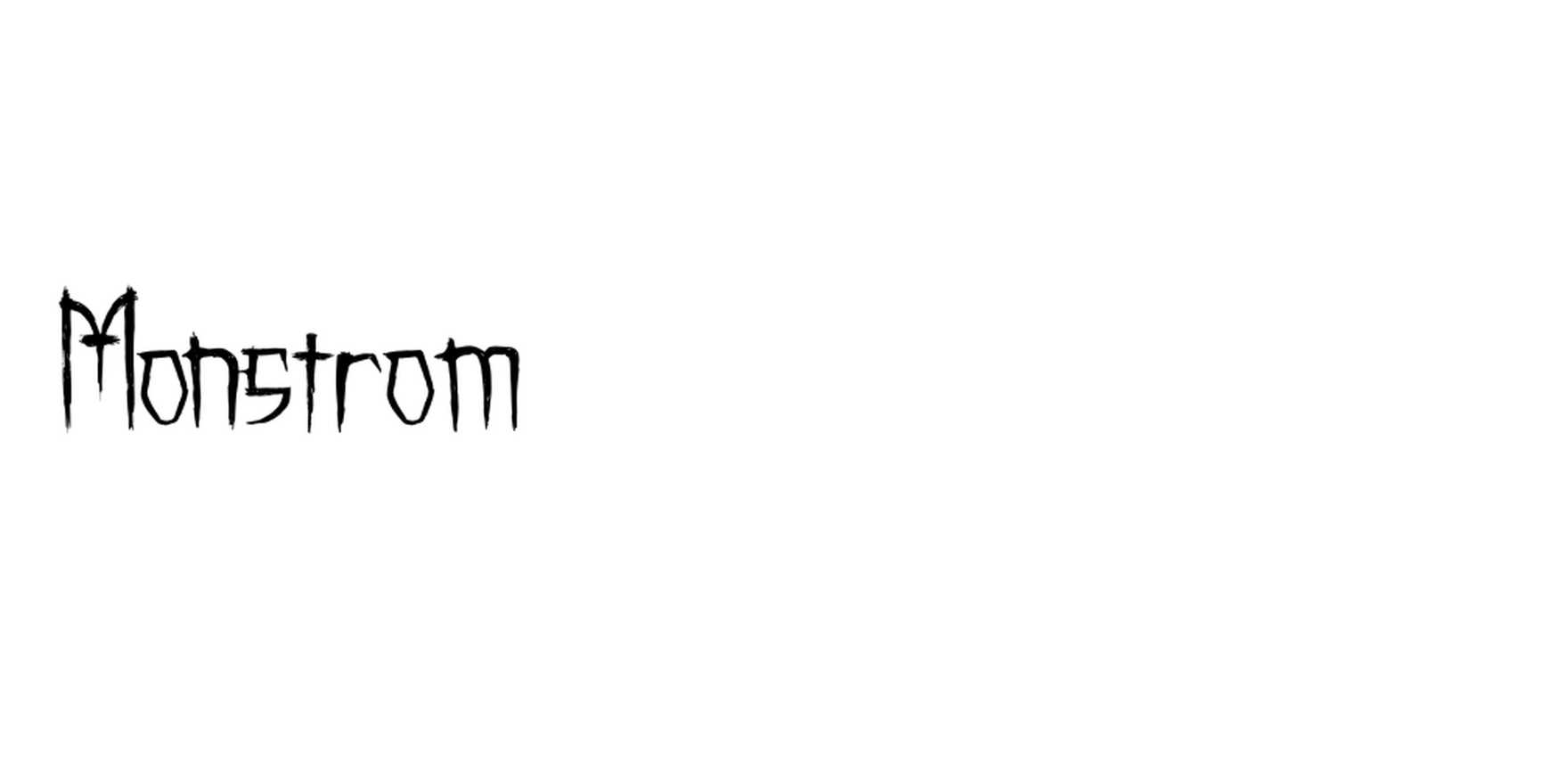 Monstrom in use - Fonts In Use