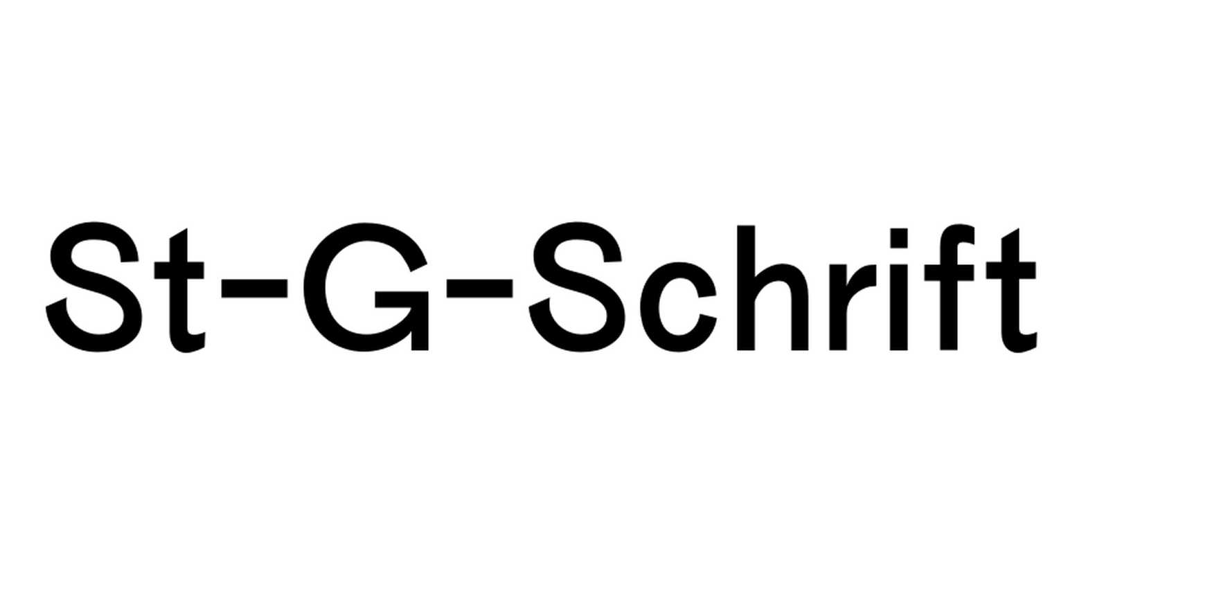 St-G-Schrift in use - Fonts In Use