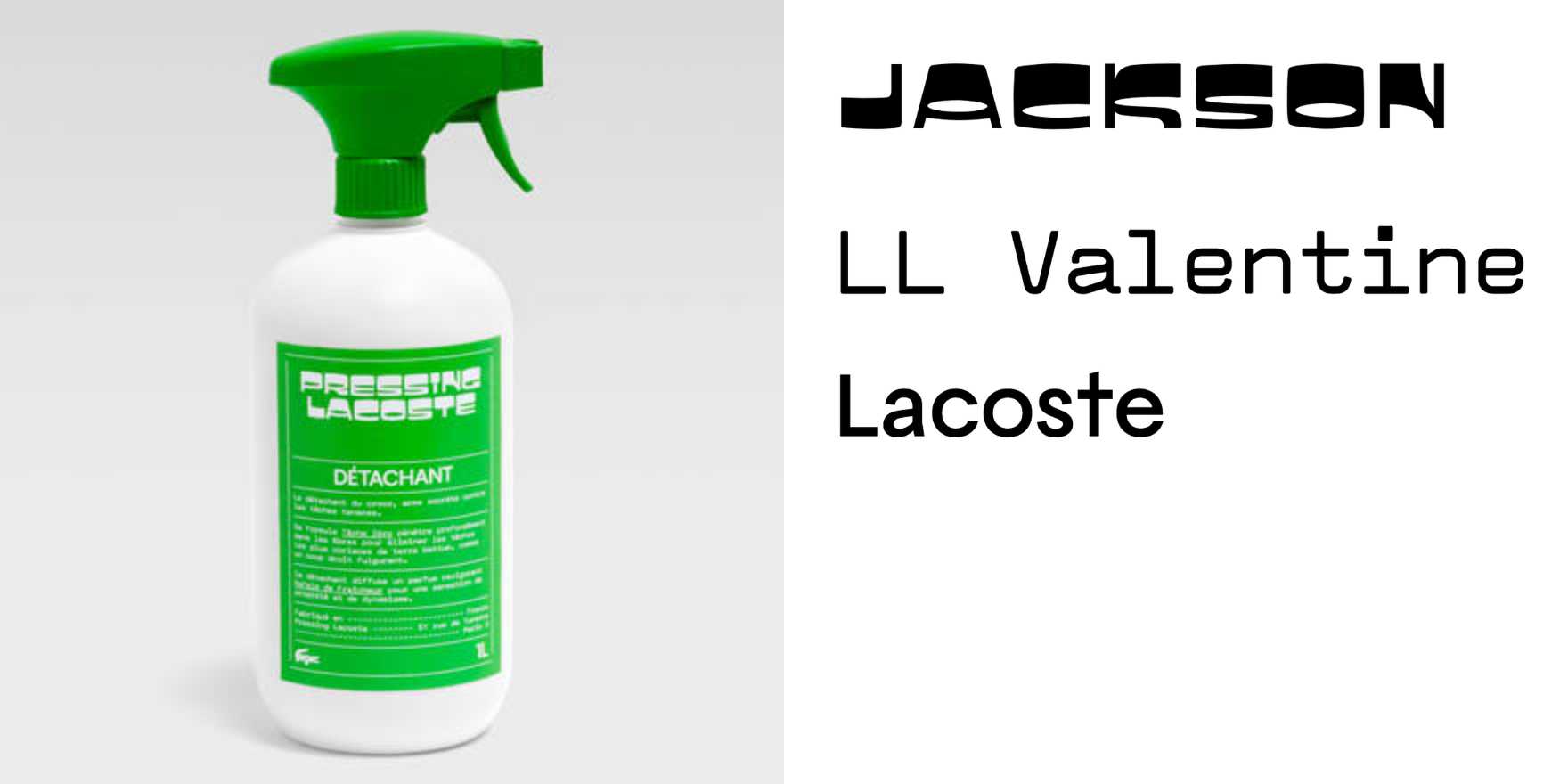 Pressing Lacoste - Fonts In Use