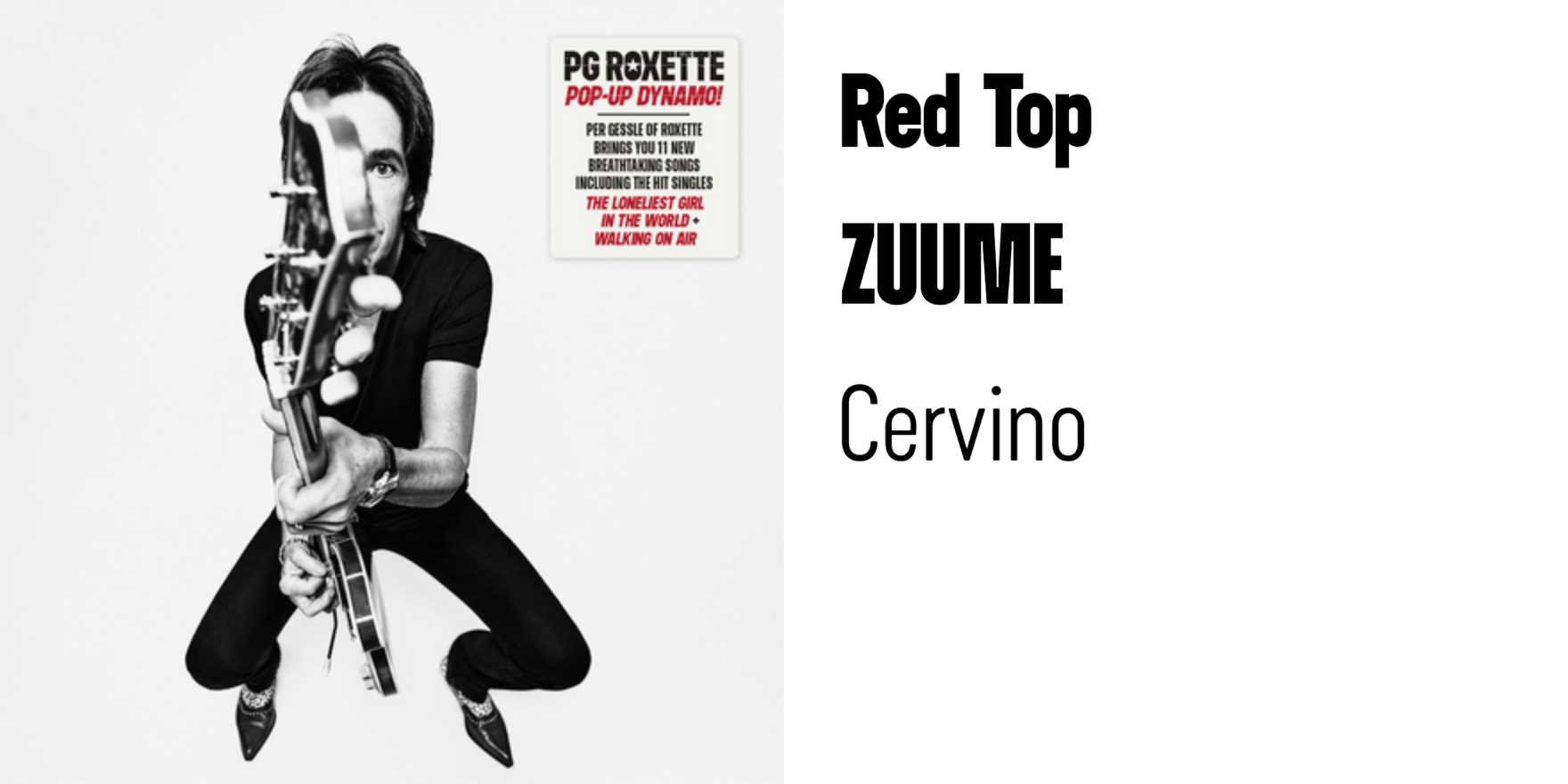 PG Roxette – Pop-Up Dynamo! album art - Fonts In Use