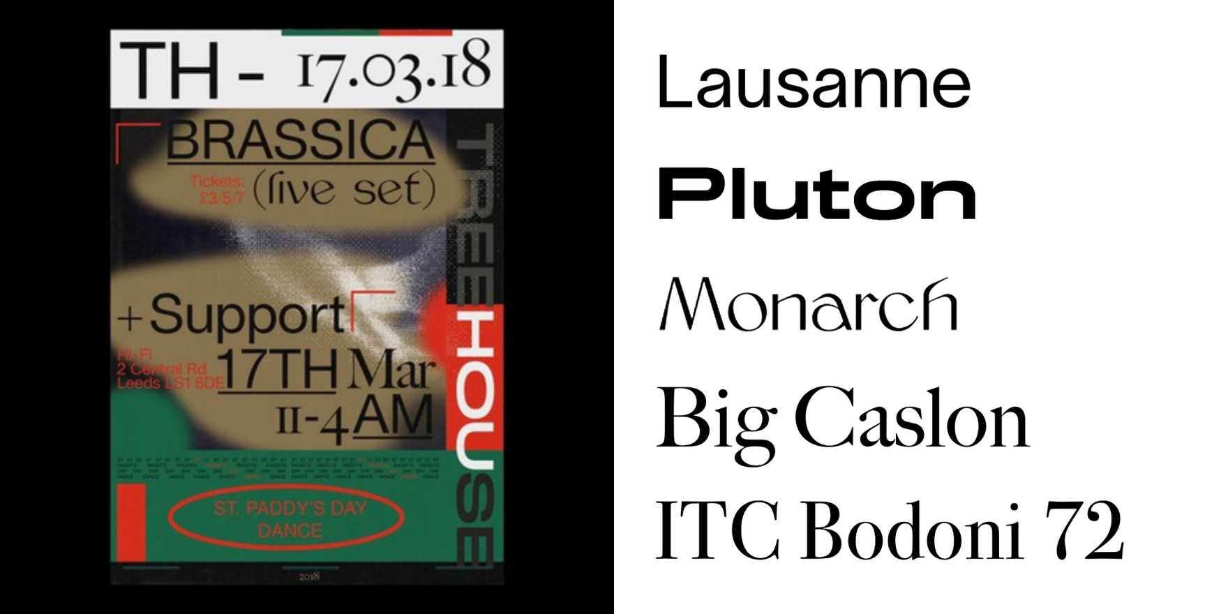 Treehouse - Fonts In Use