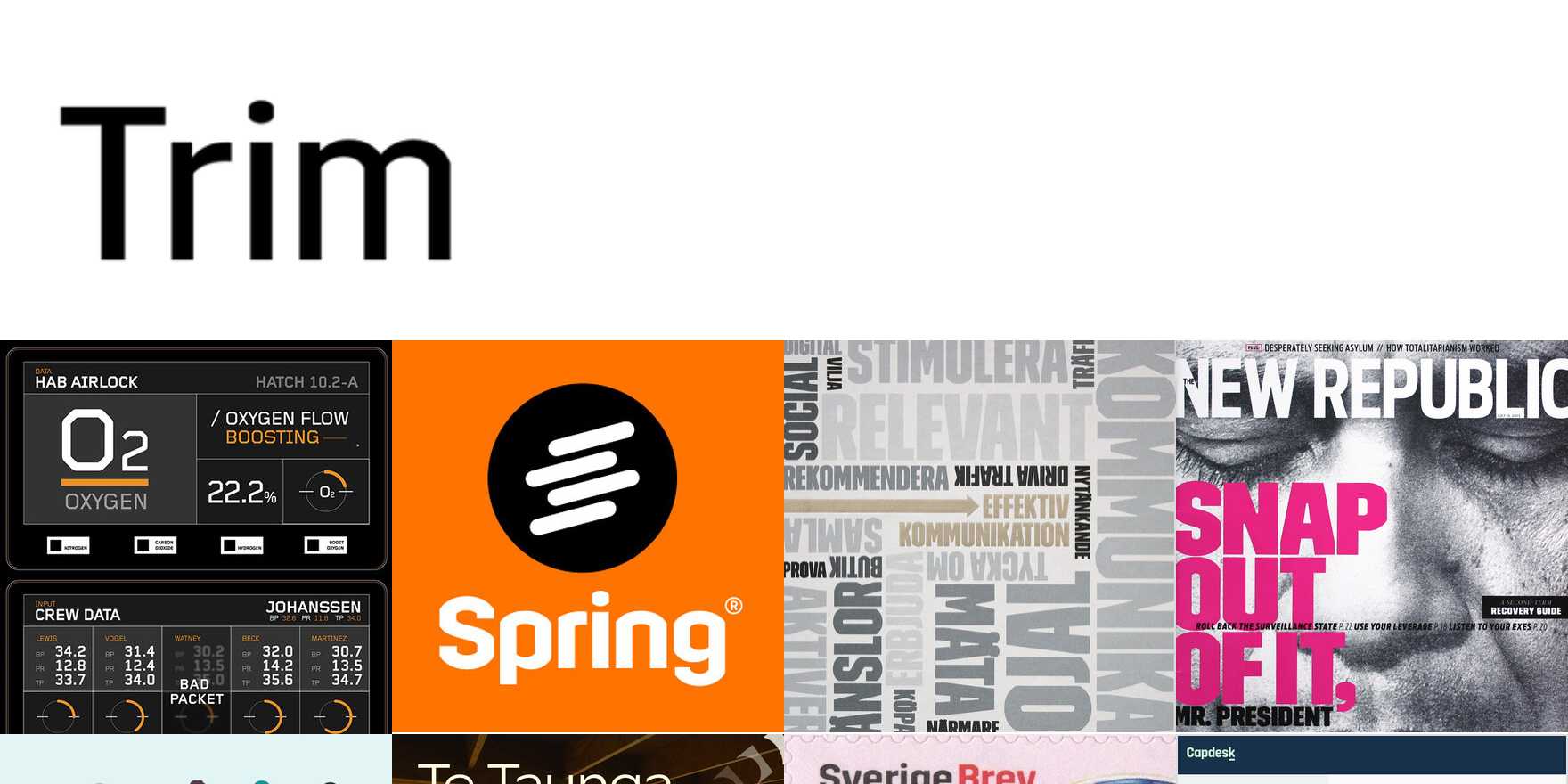 Trim in use - Fonts In Use