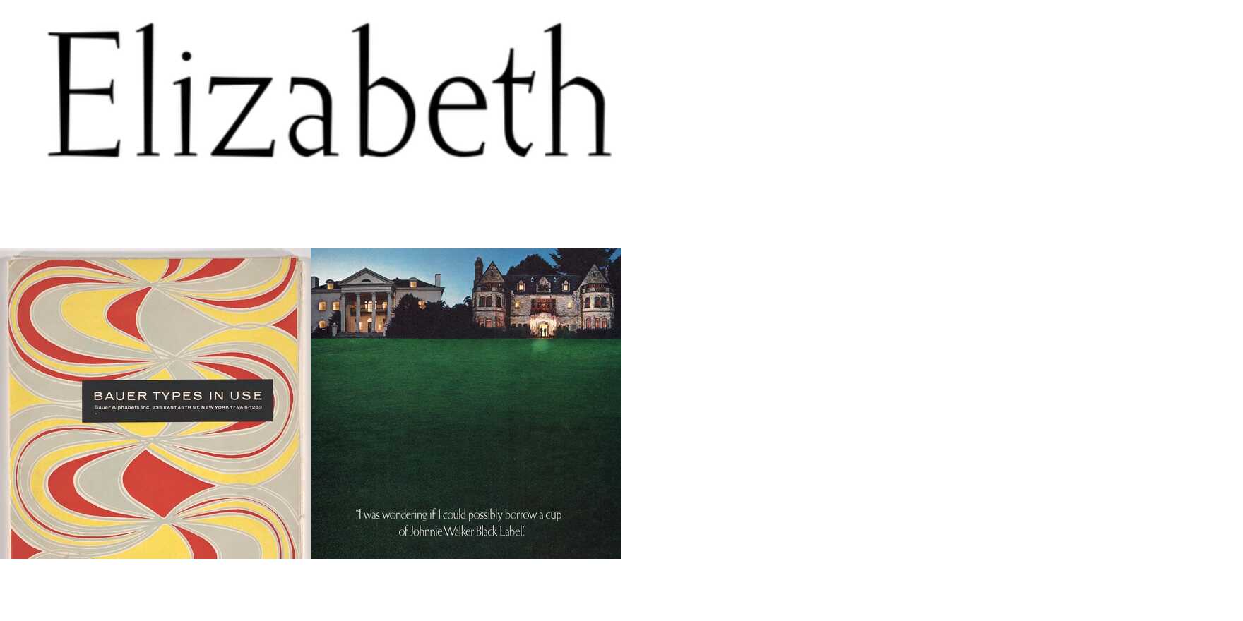 Elizabeth in use - Fonts In Use