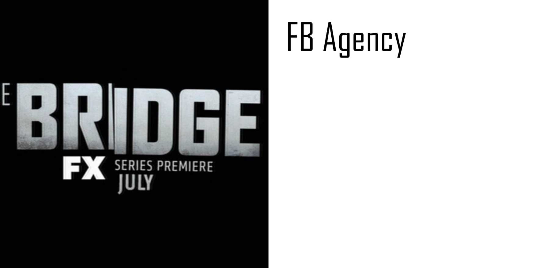 The Bridge (FX series) logo and main title - Fonts In Use