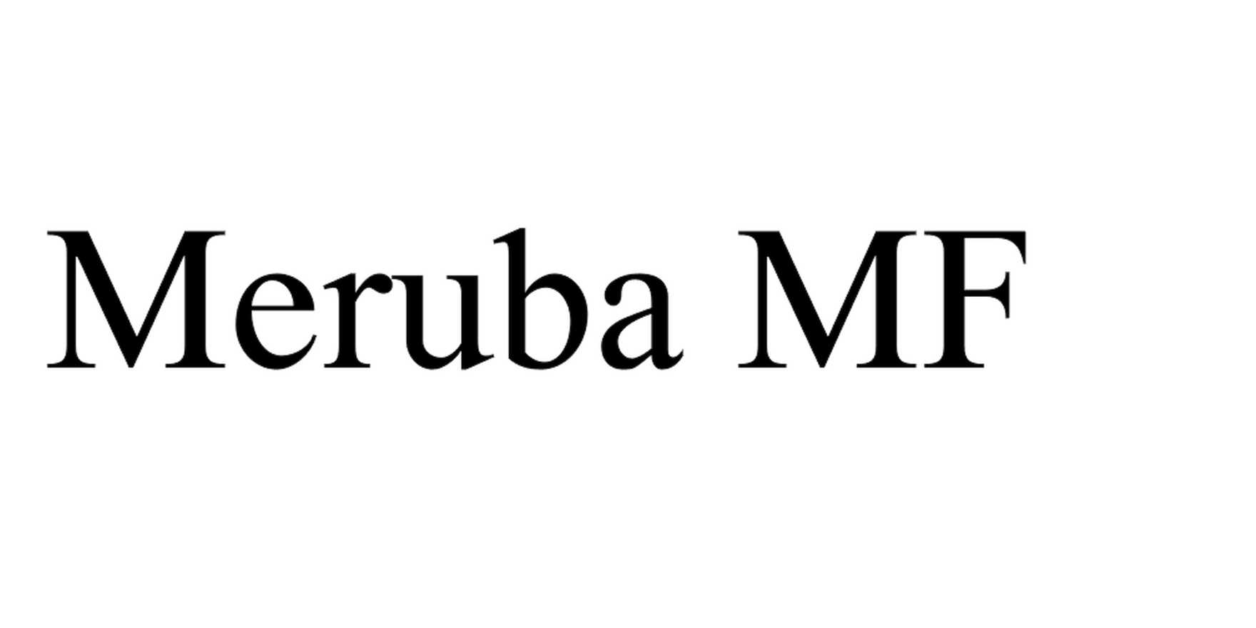Meruba MF in use - Fonts In Use