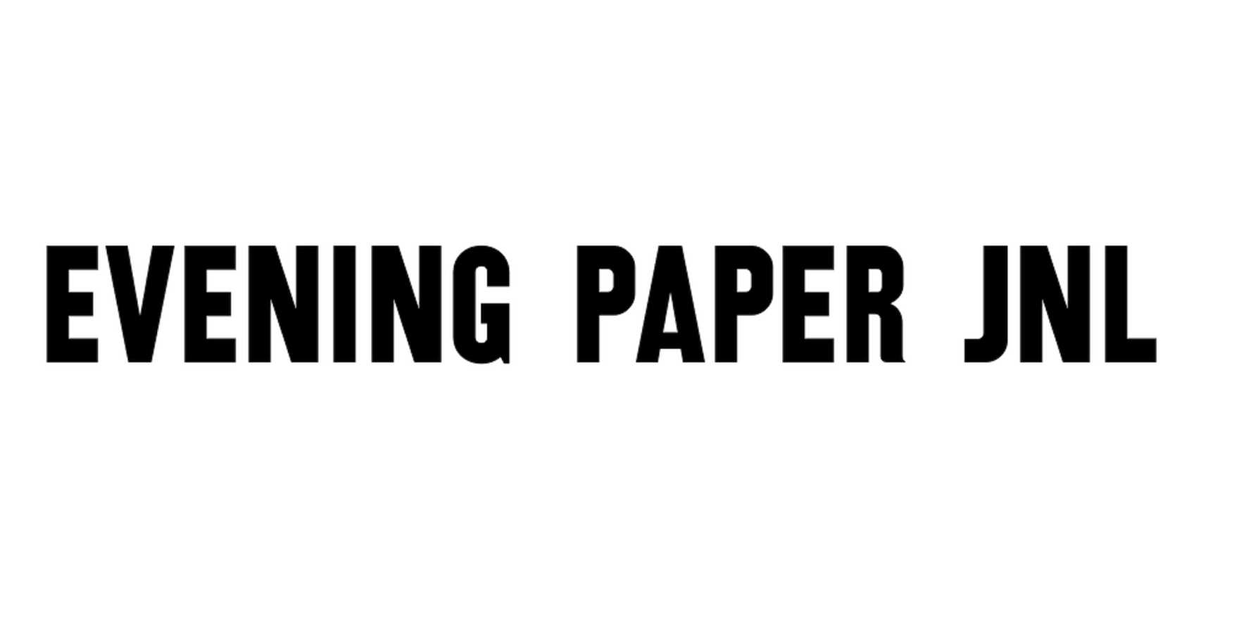 Evening Paper JNL in use - Fonts In Use