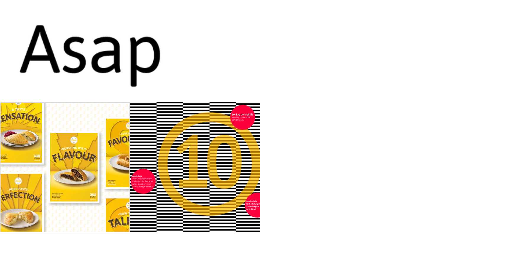 Asap in use - Fonts In Use