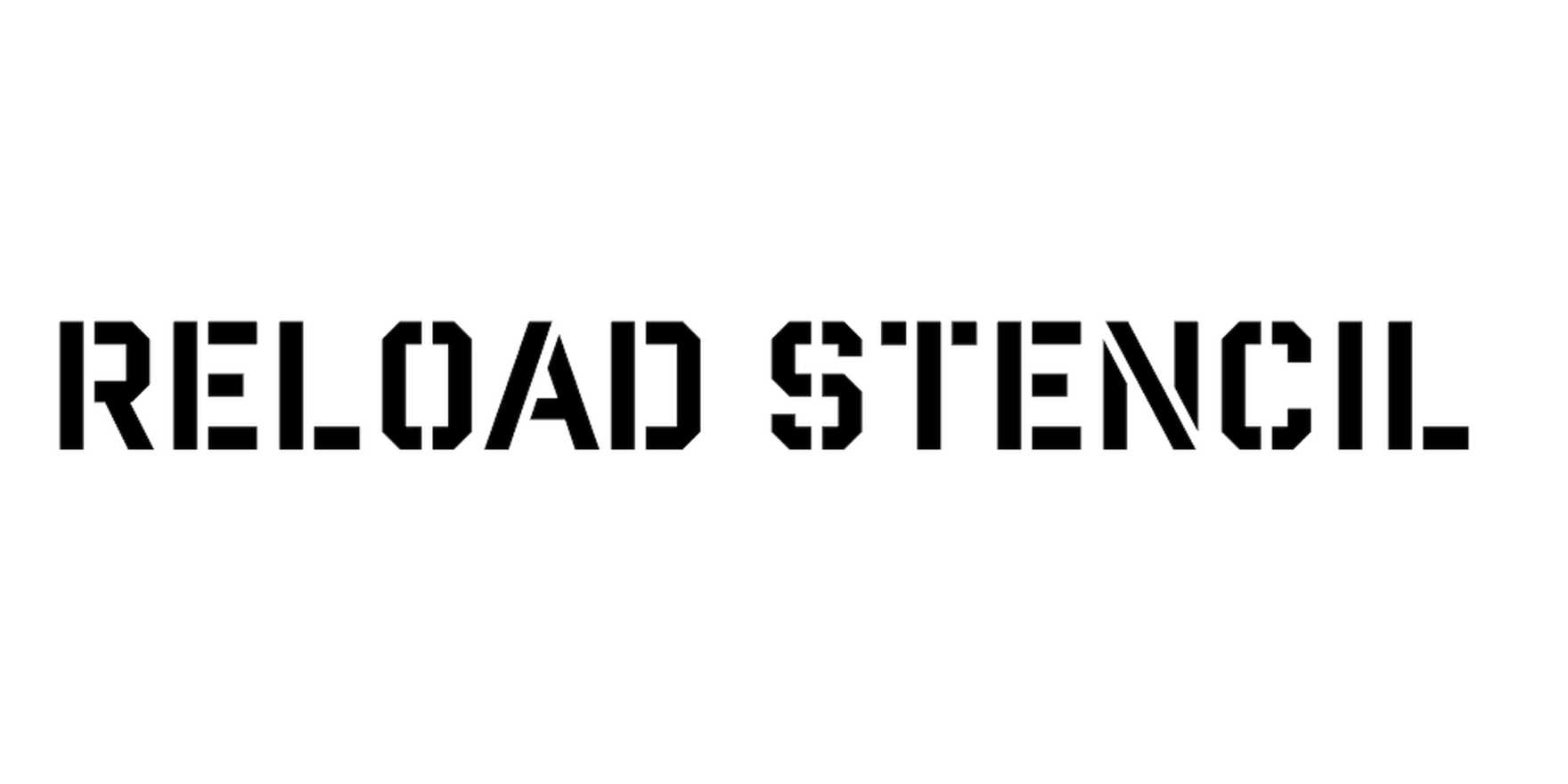 Reload Stencil in use - Fonts In Use