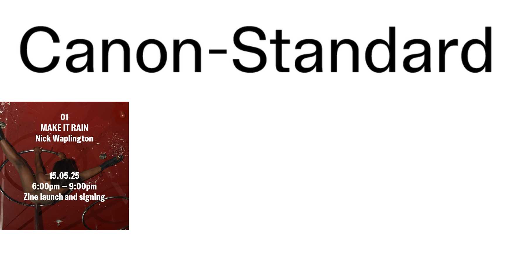 Canon-Standard in use - Fonts In Use