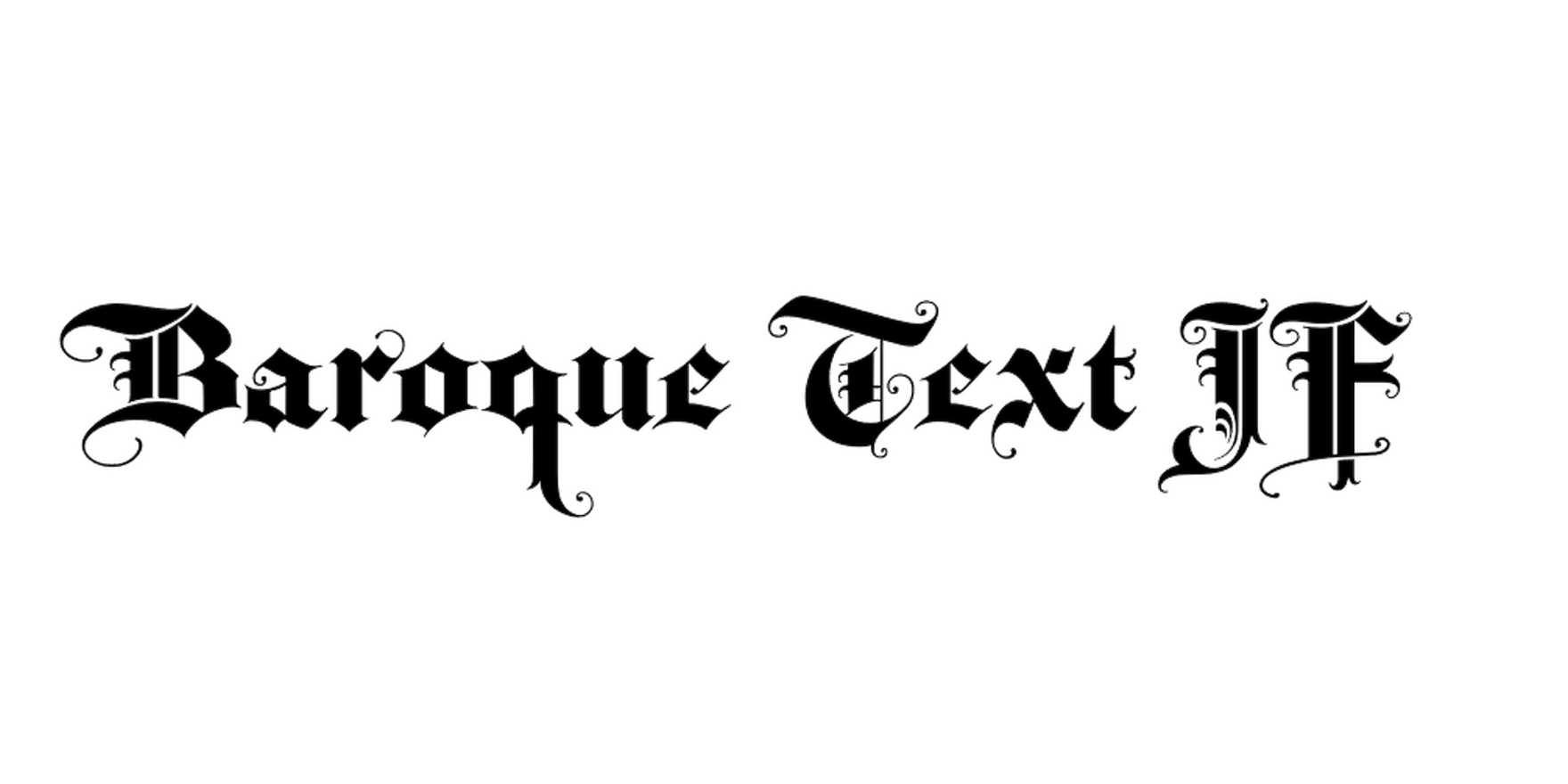 Baroque Text JF in use - Fonts In Use