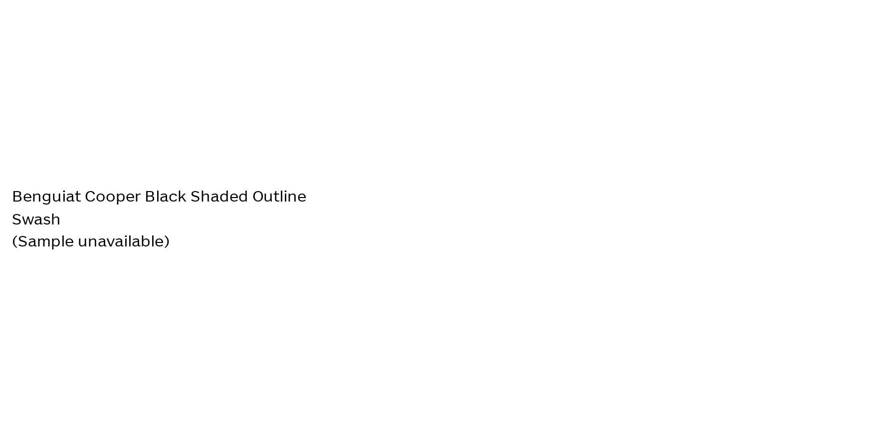 Benguiat Cooper Black Shaded Outline Swash in use - Fonts In Use