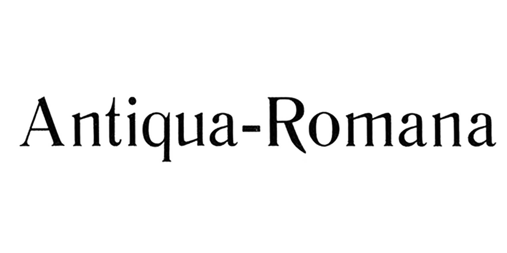 Antiqua-Romana in use - Fonts In Use