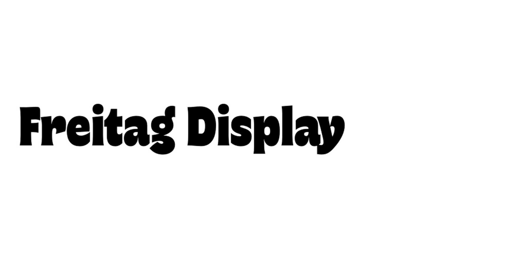 Freitag Display in use - Fonts In Use