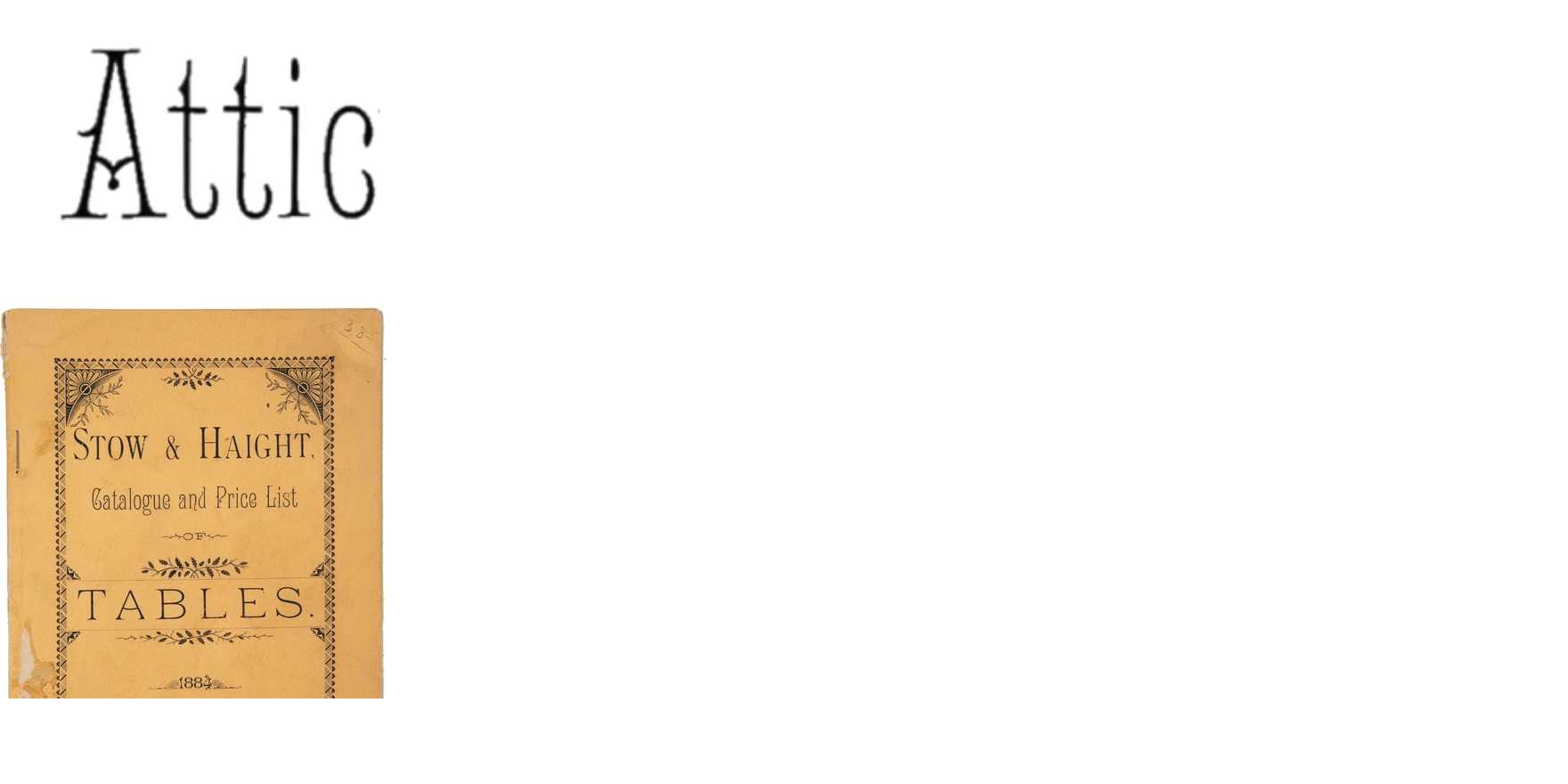 Attic in use - Fonts In Use