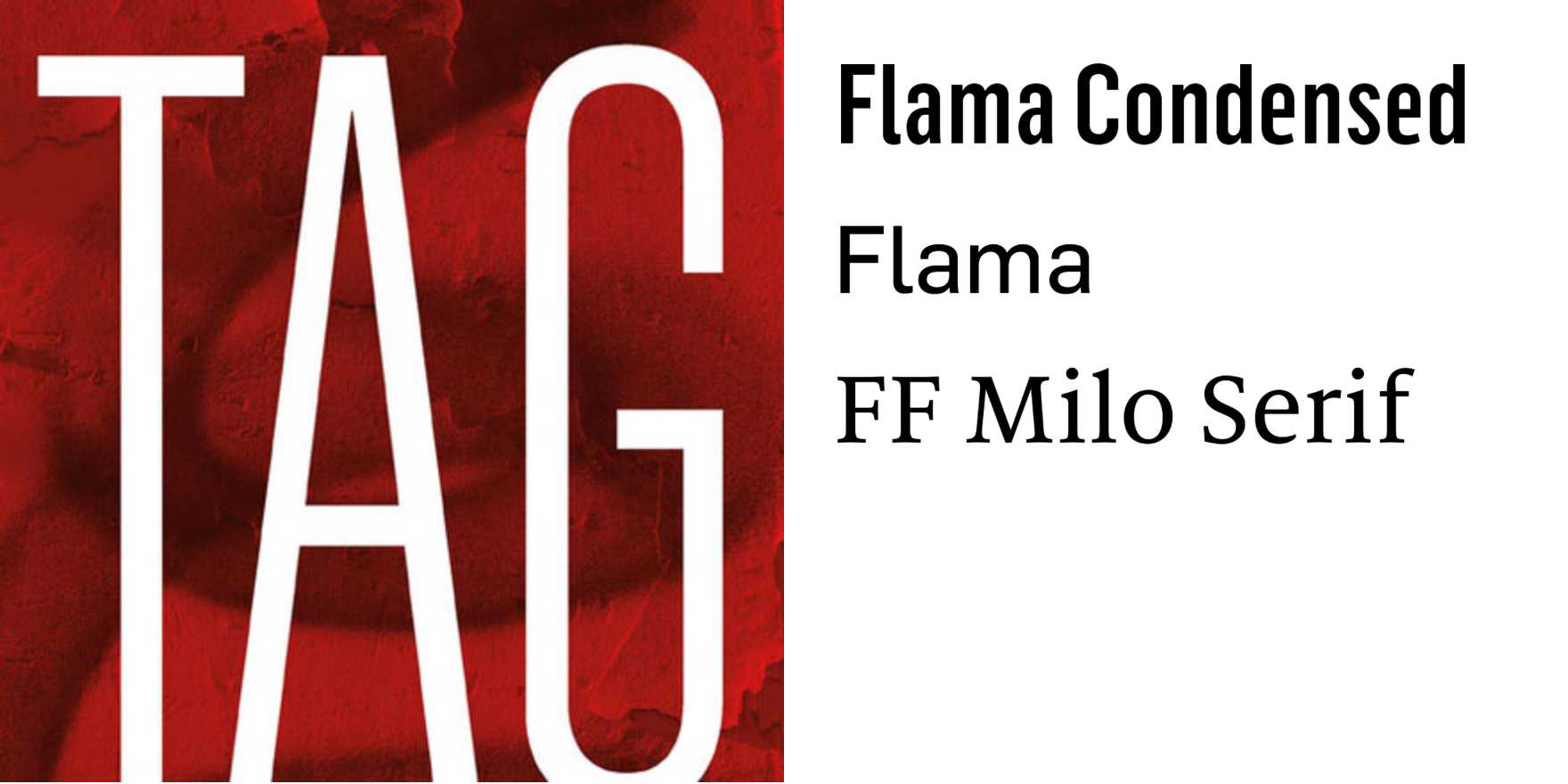 Tag by Clément Criseo and Malou Verlomme - Fonts In Use