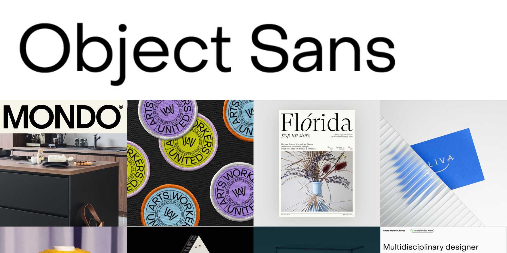 Object Sans in use - Fonts In Use
