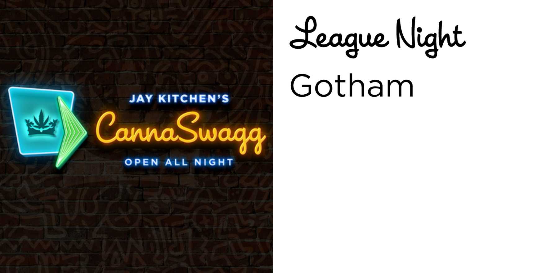 Jay Kitchen’s CannaSwagg logo - Fonts In Use
