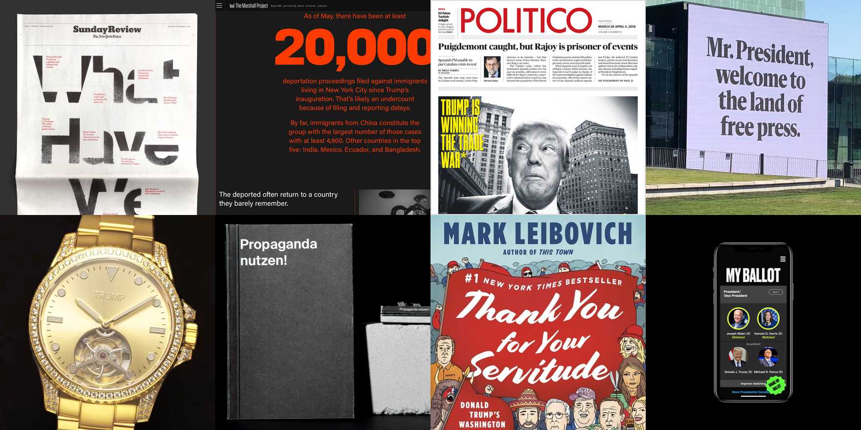 Donald Trump - Fonts In Use