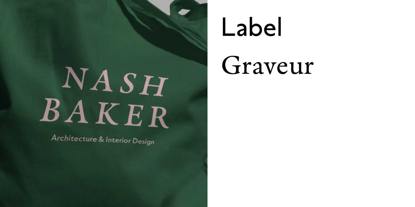 Nash Baker Architects - Fonts In Use