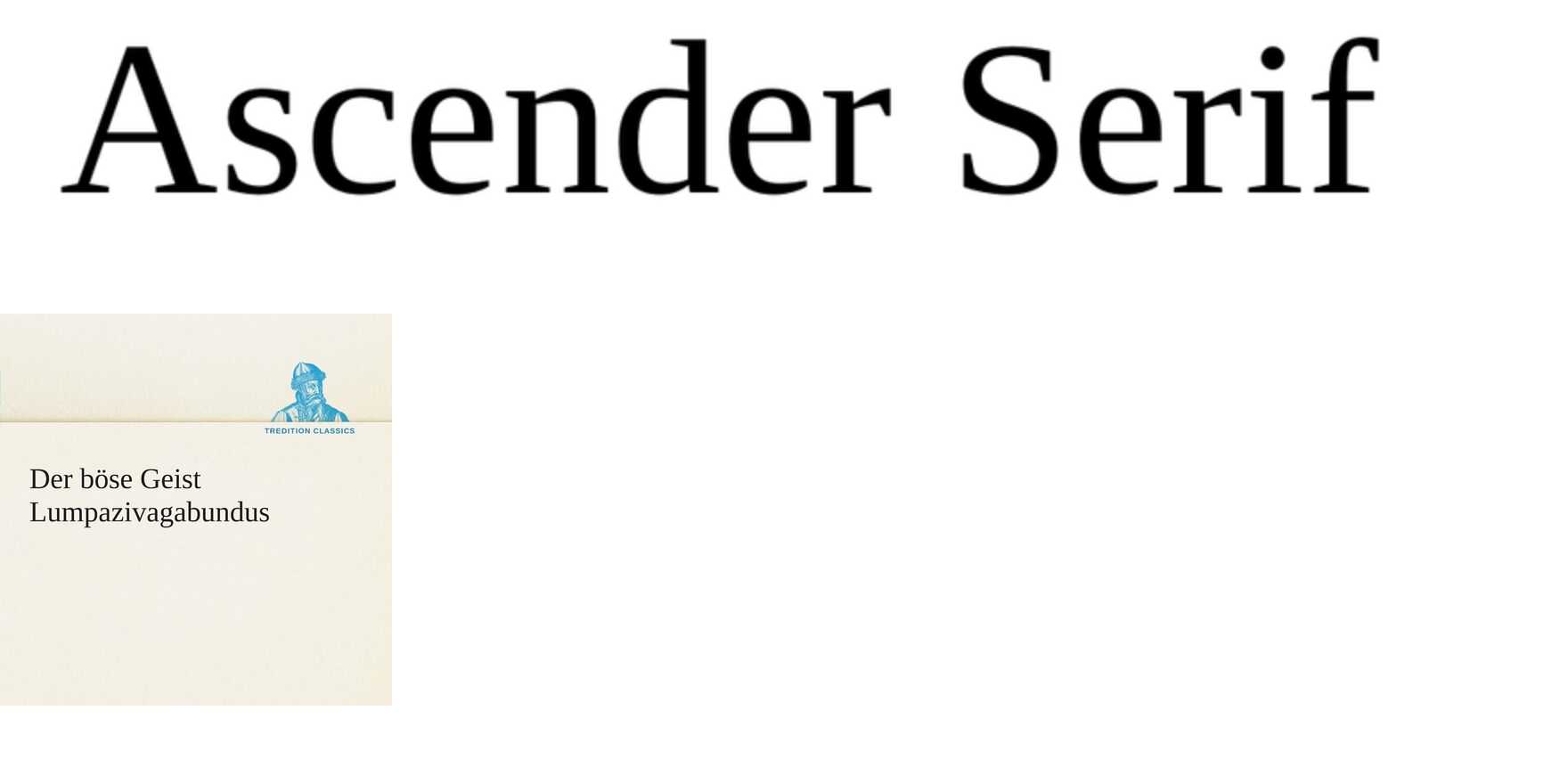 Ascender Serif in use - Fonts In Use