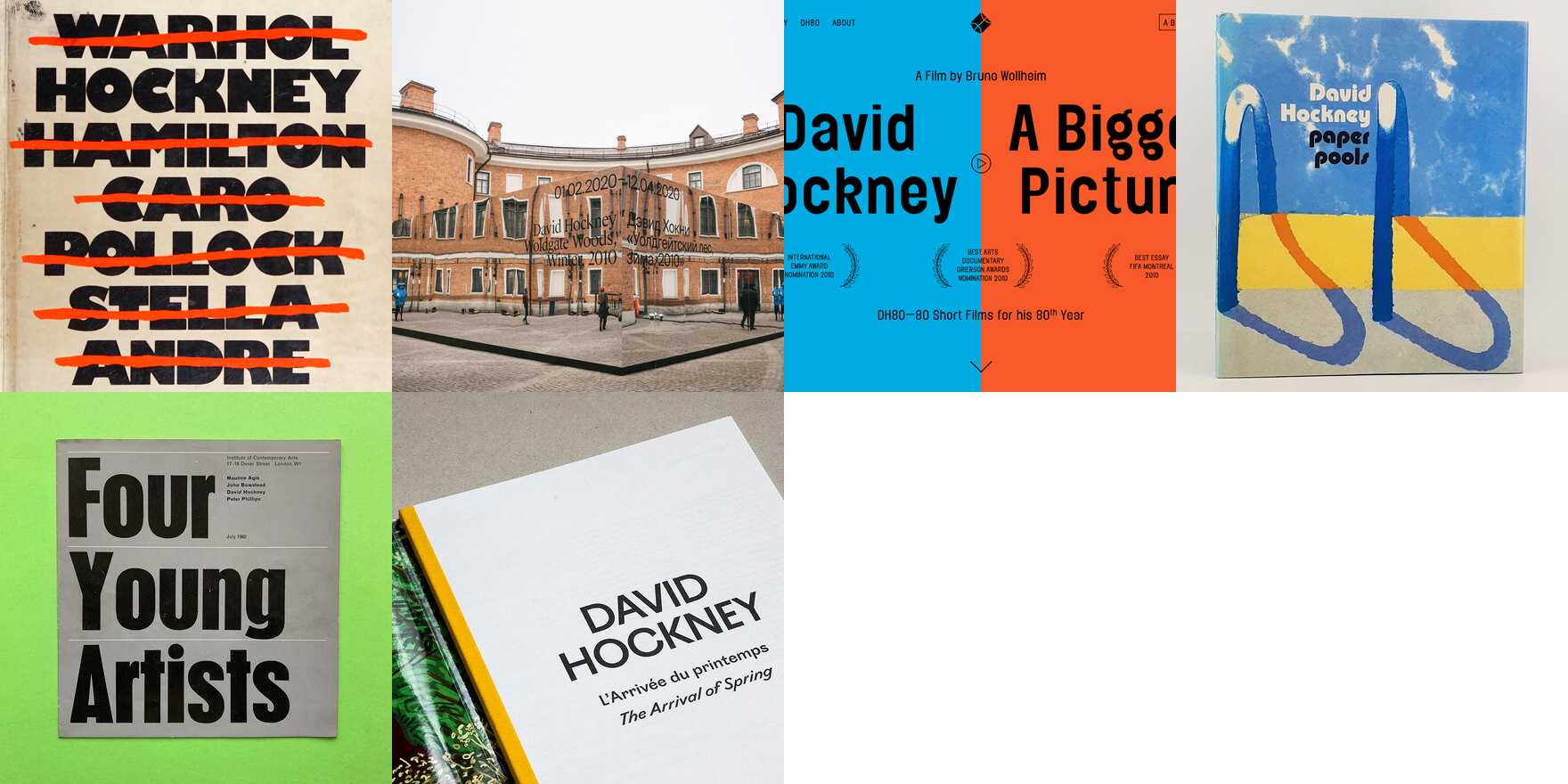 David Hockney - Fonts In Use