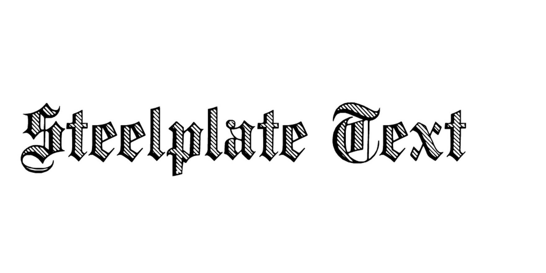Steelplate Text in use - Fonts In Use
