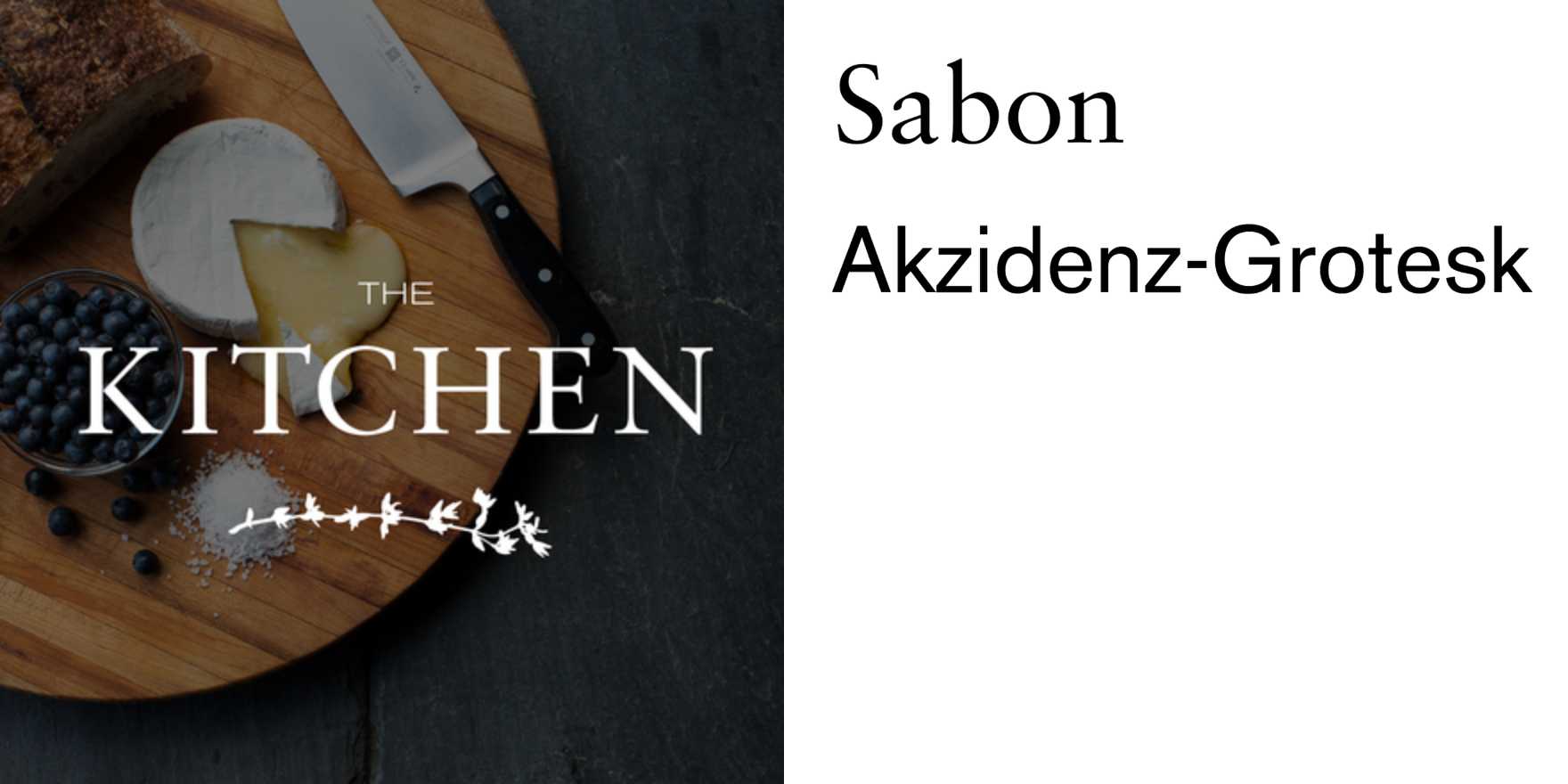 The Kitchen - Fonts In Use