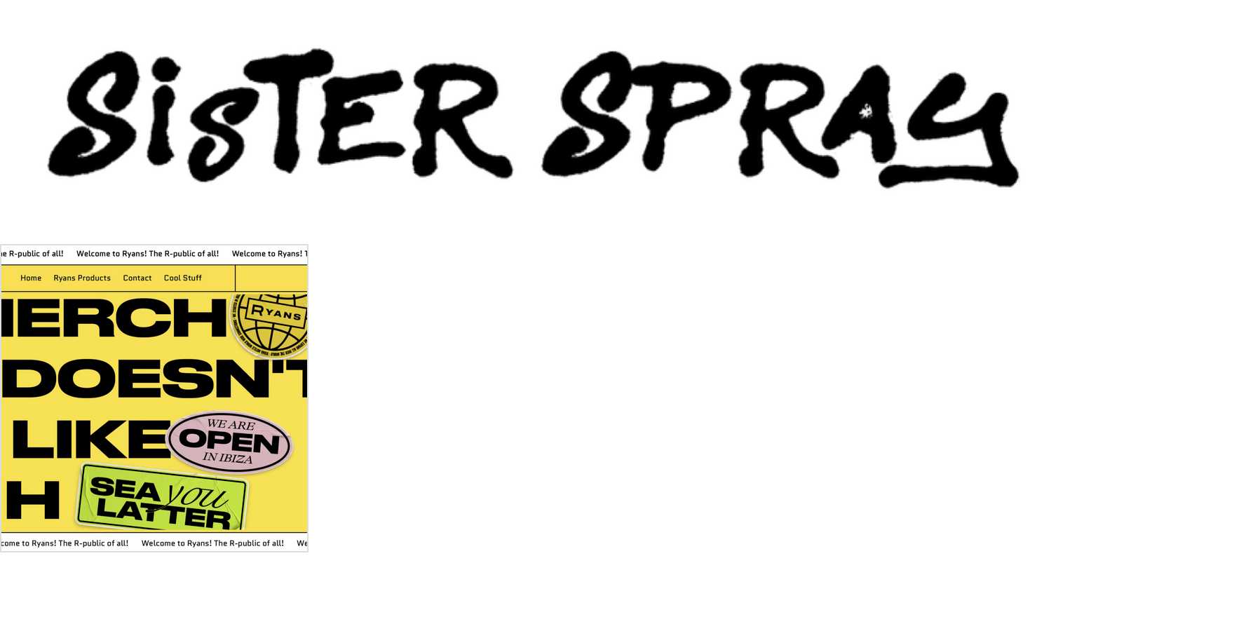 Sister Spray in use - Fonts In Use