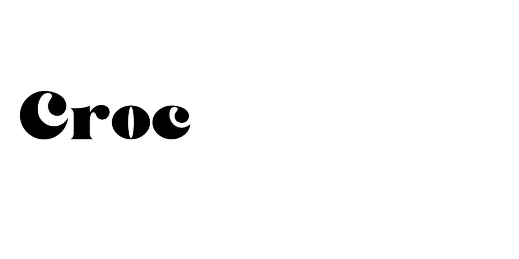Croc in use - Fonts In Use