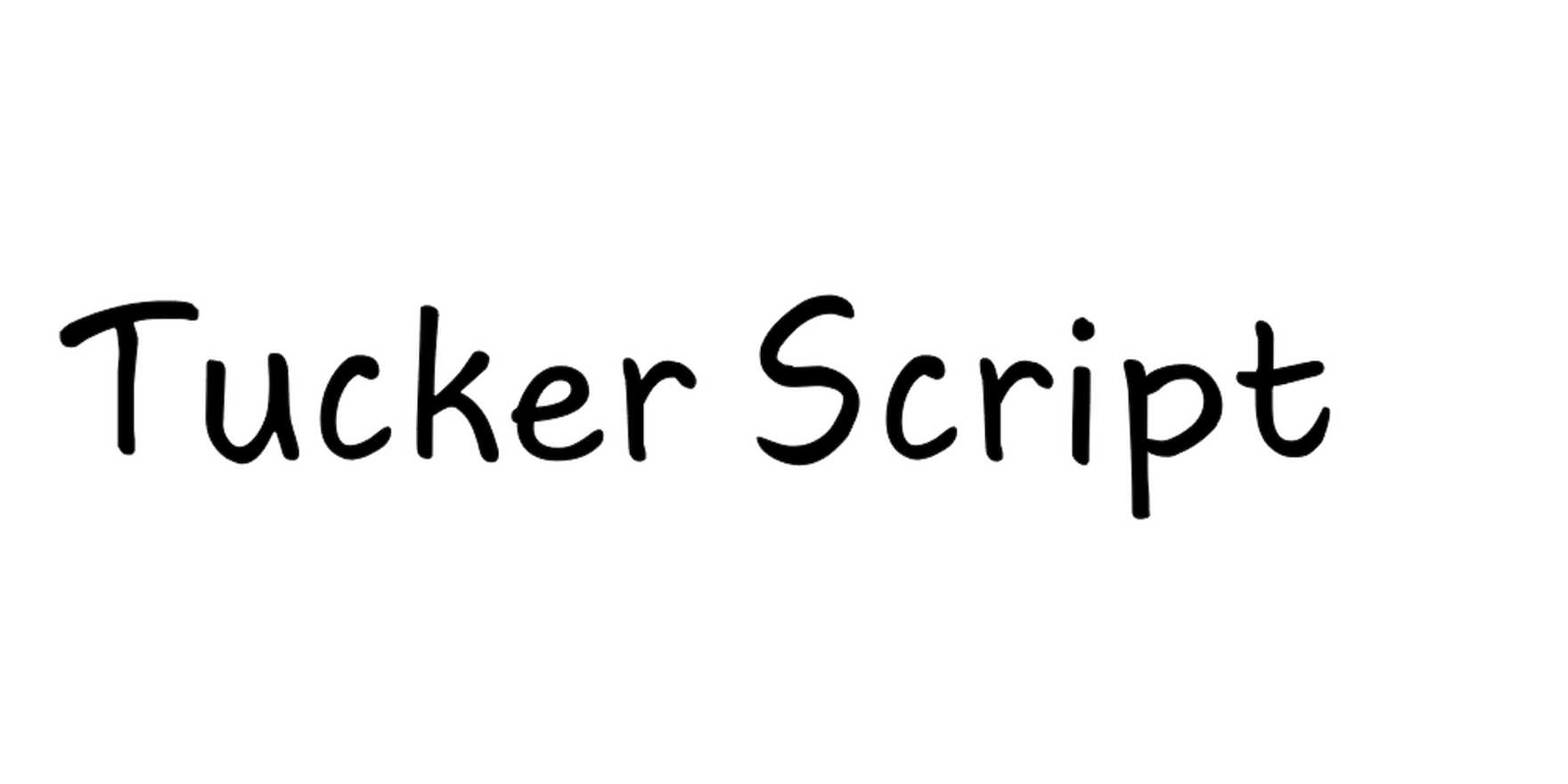 Tucker Script in use - Fonts In Use