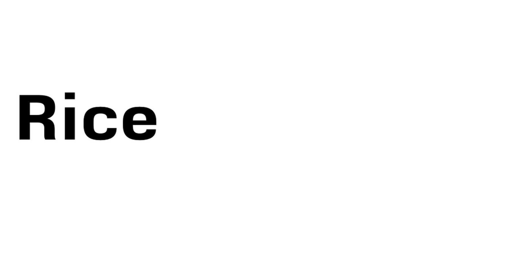 Rice in use - Fonts In Use