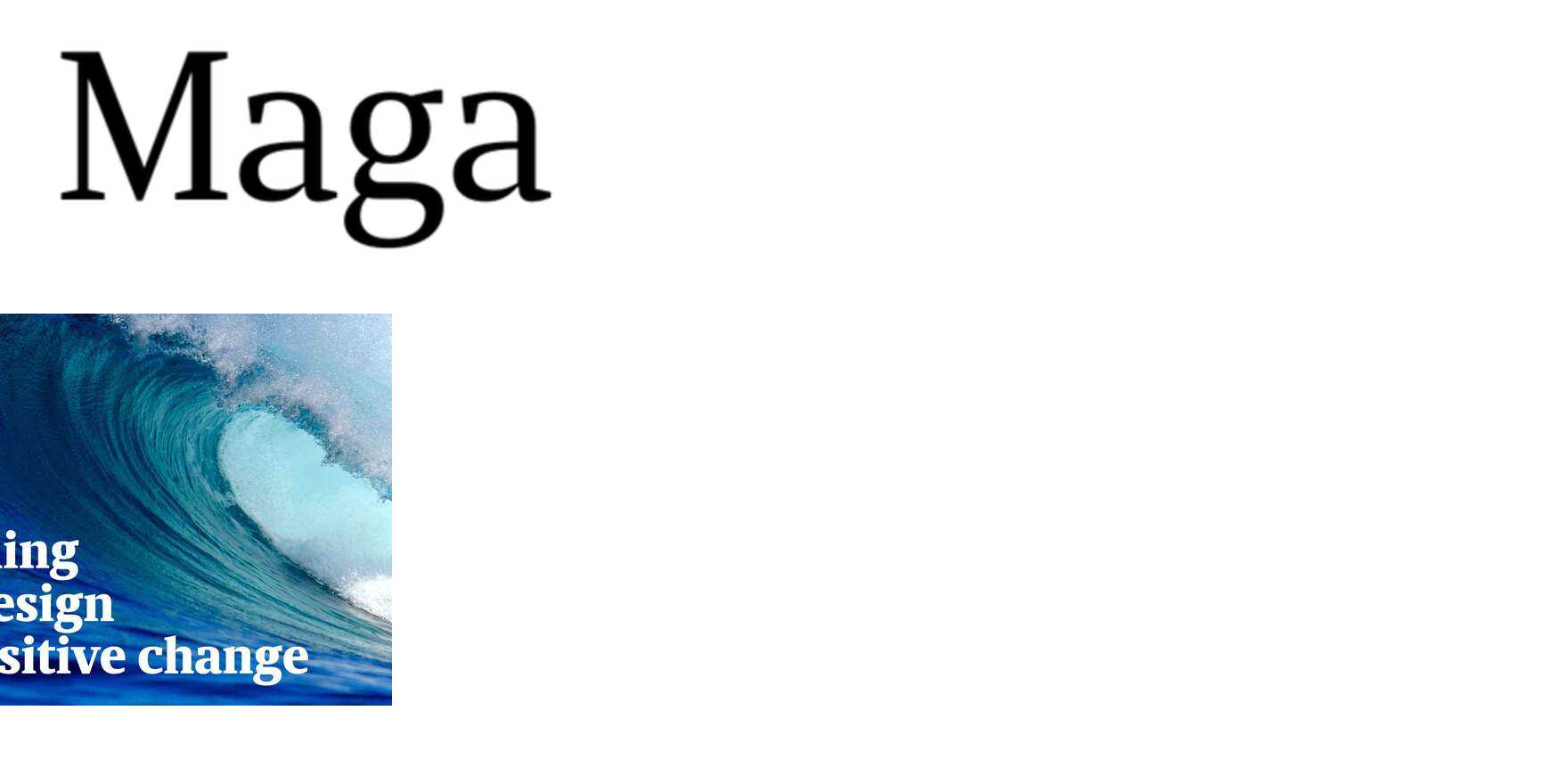 Maga in use - Fonts In Use