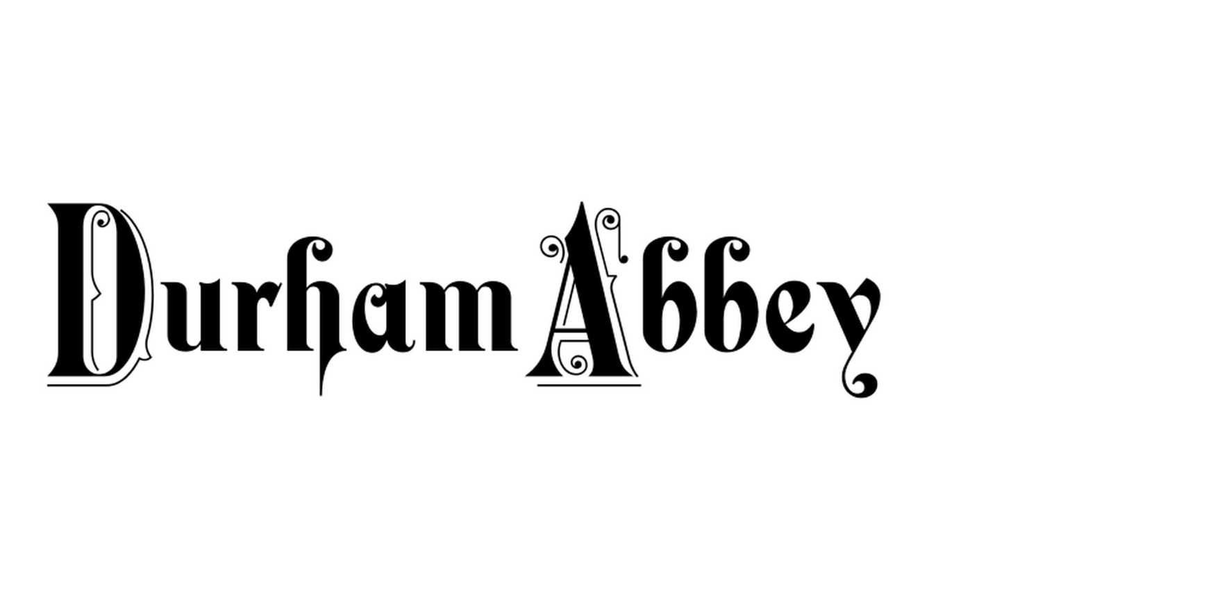 Durham Abbey NF in use - Fonts In Use