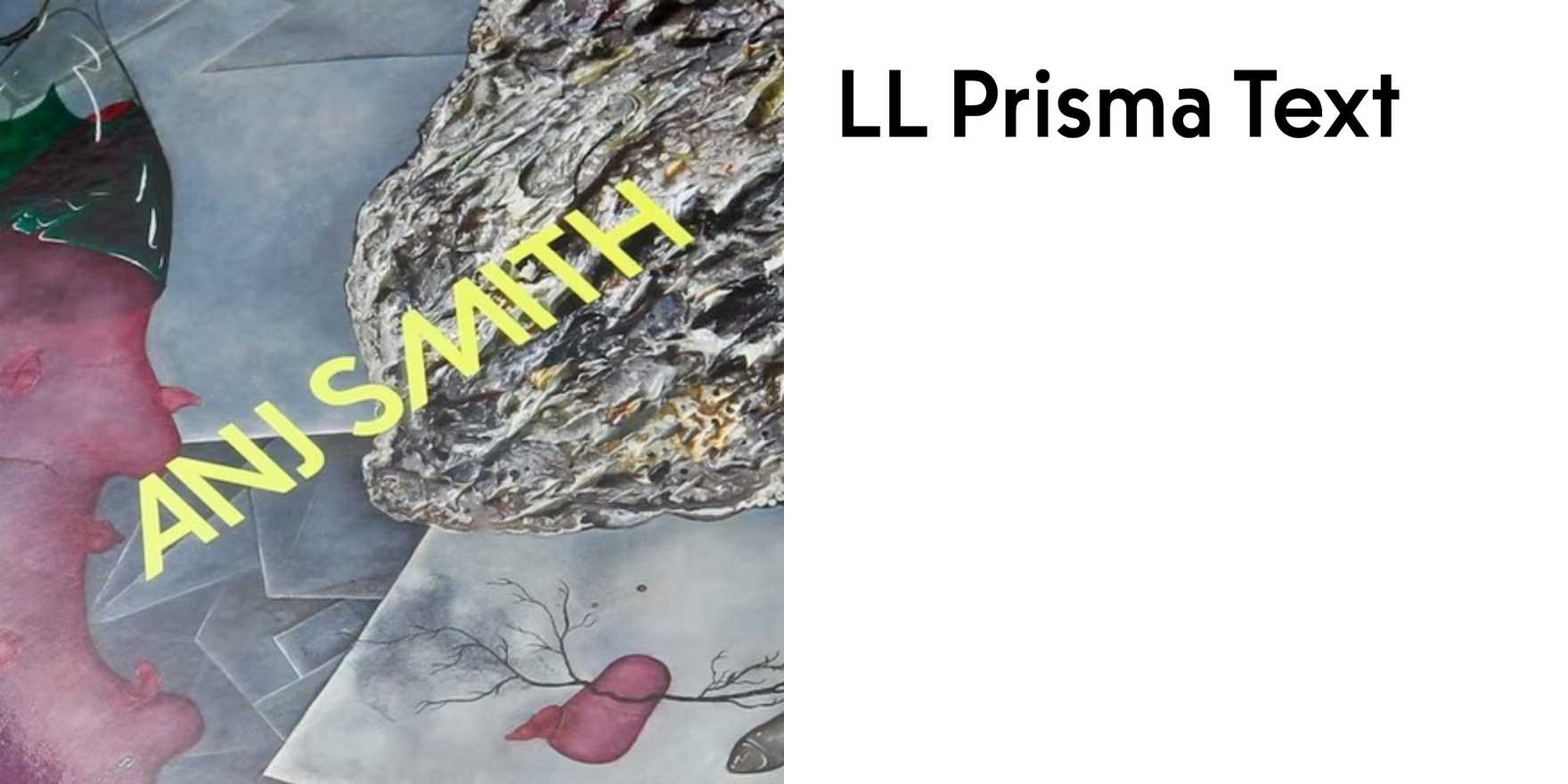 Anj Smith – A Willow Grows Aslant the Brook - Fonts In Use