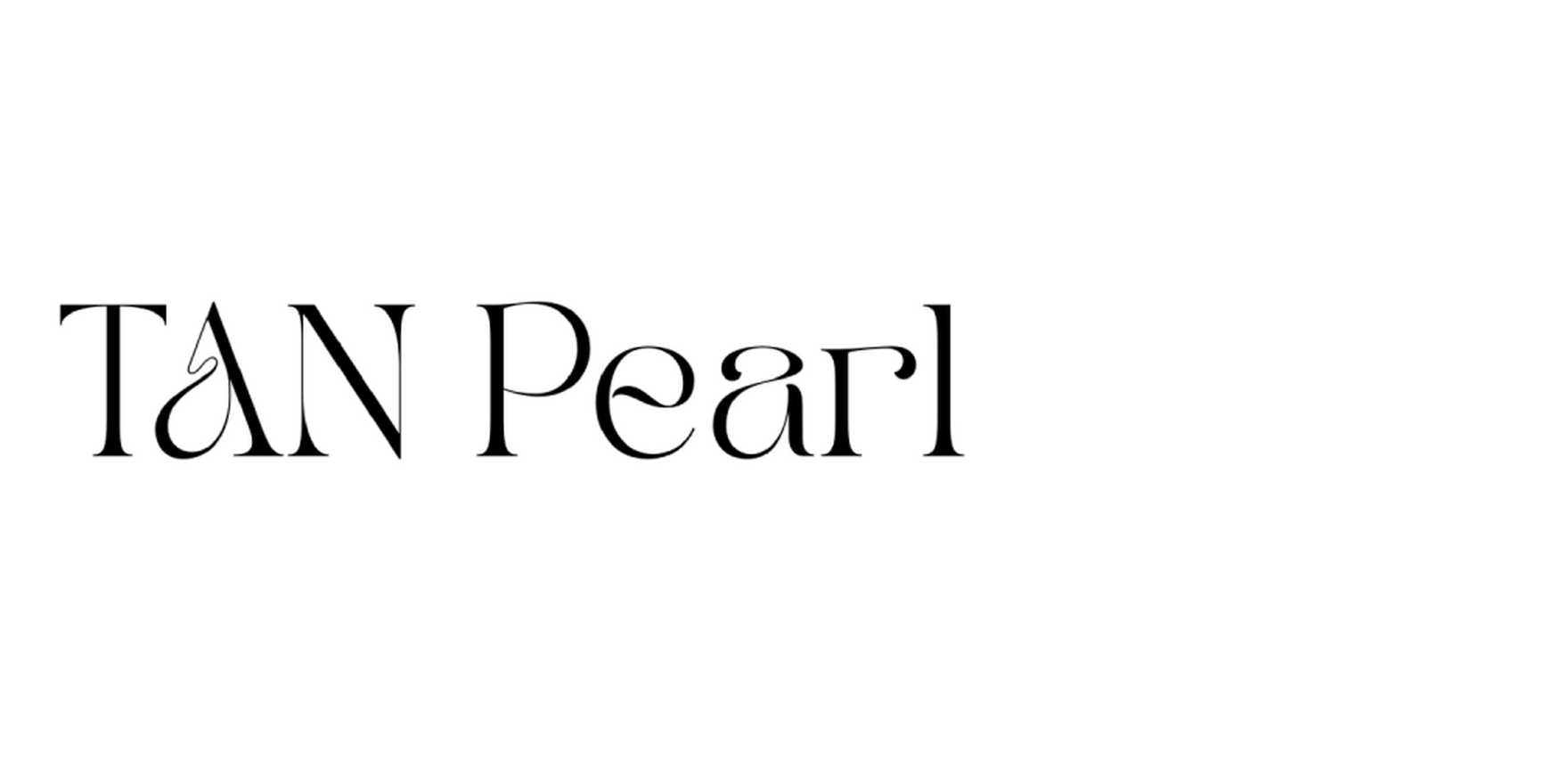 TAN Pearl in use - Fonts In Use