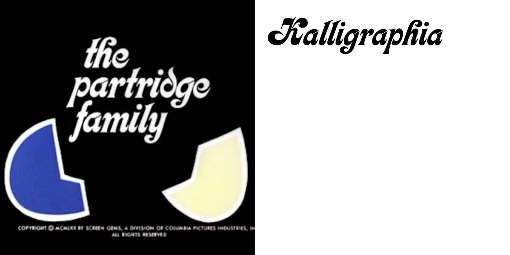 The Partridge Family (1970–1974) titles - Fonts In Use