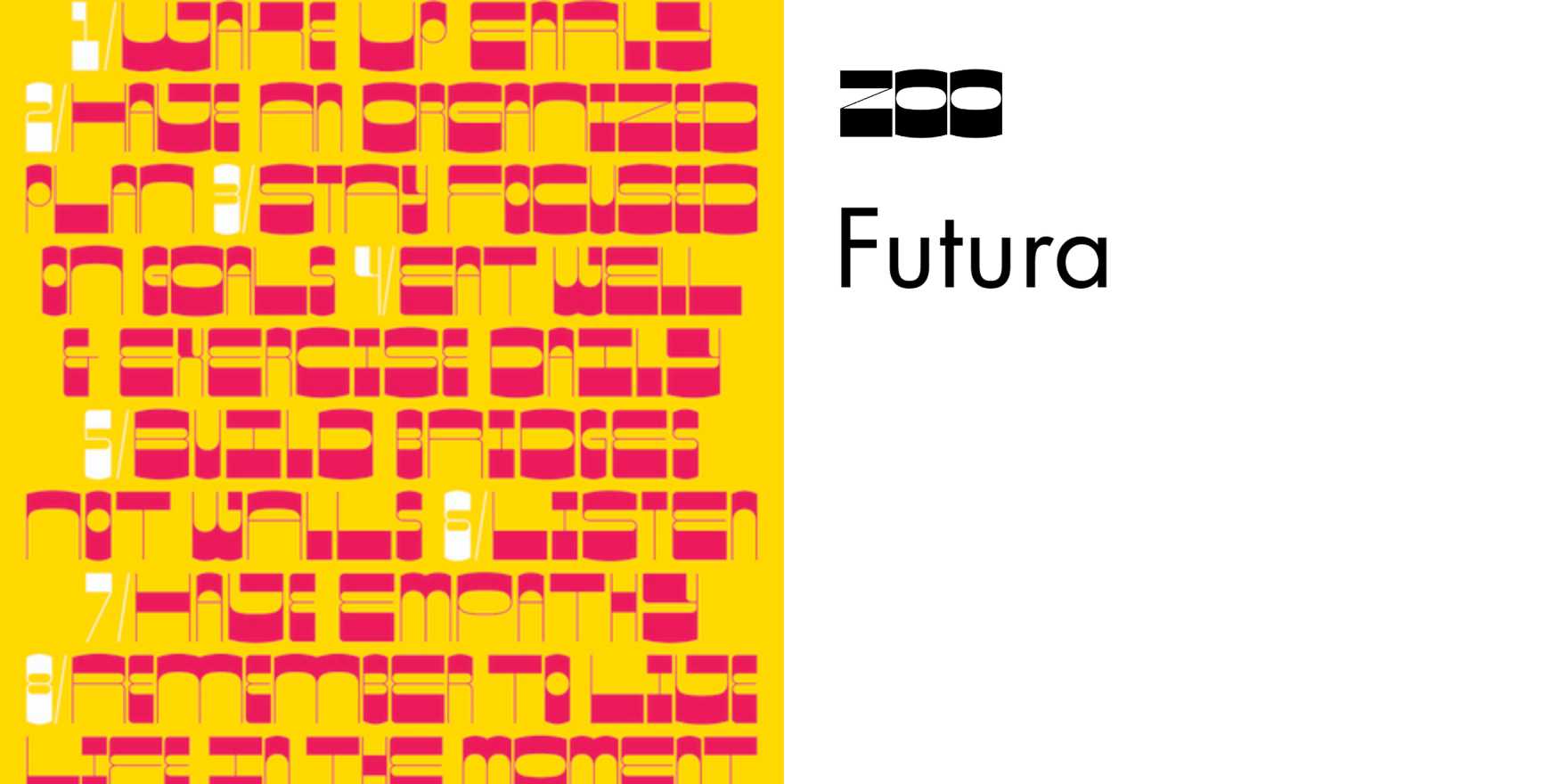 “Successful People” poster - Fonts In Use