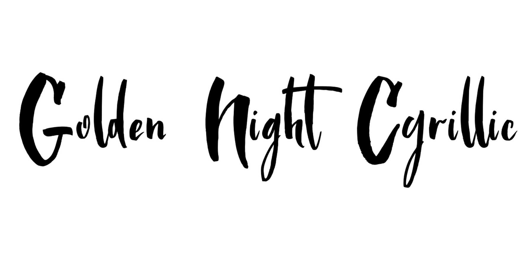 Golden Night in use - Fonts In Use