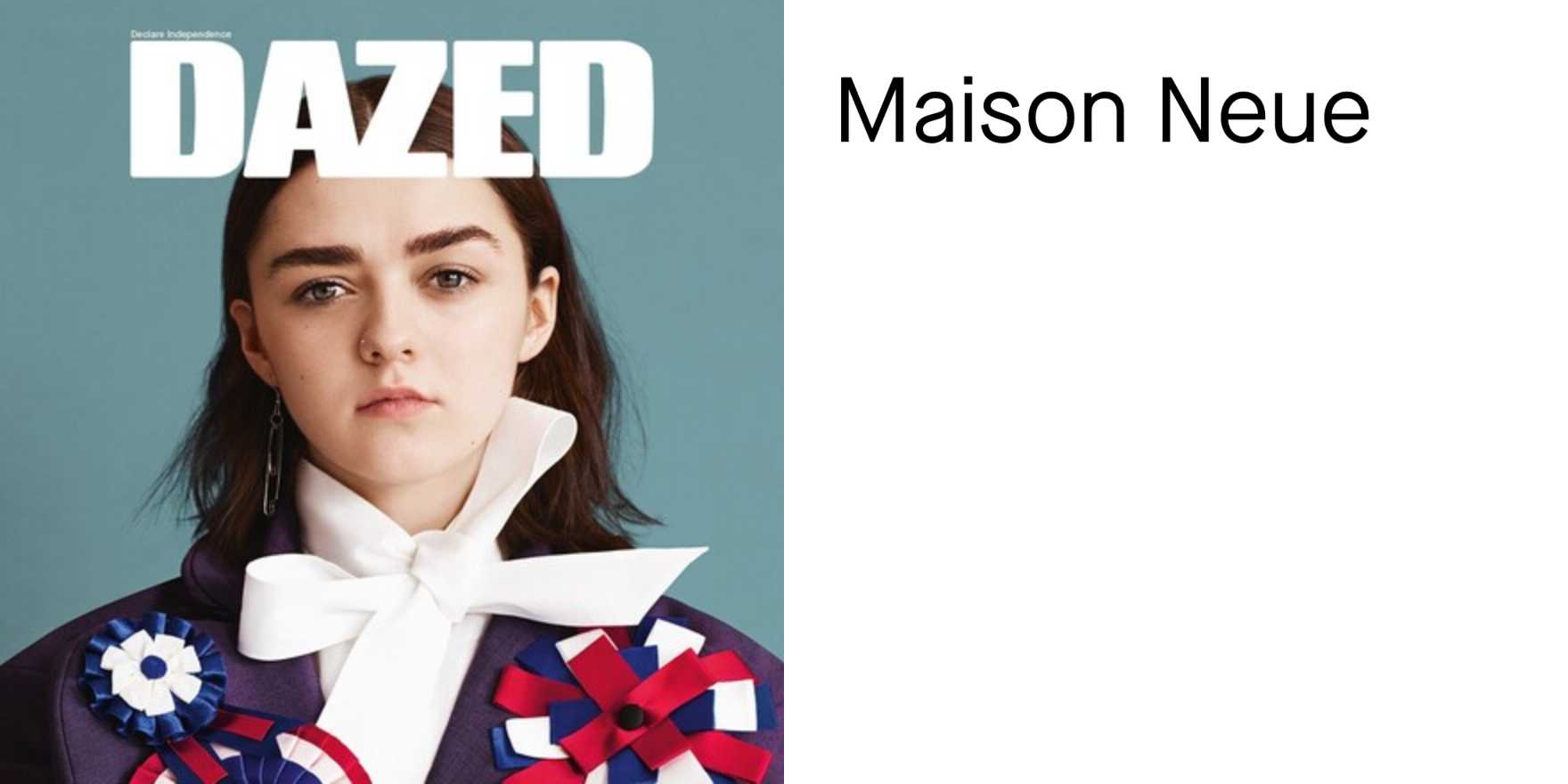 Dazed magazine, Spring/Summer 2015 - Fonts In Use